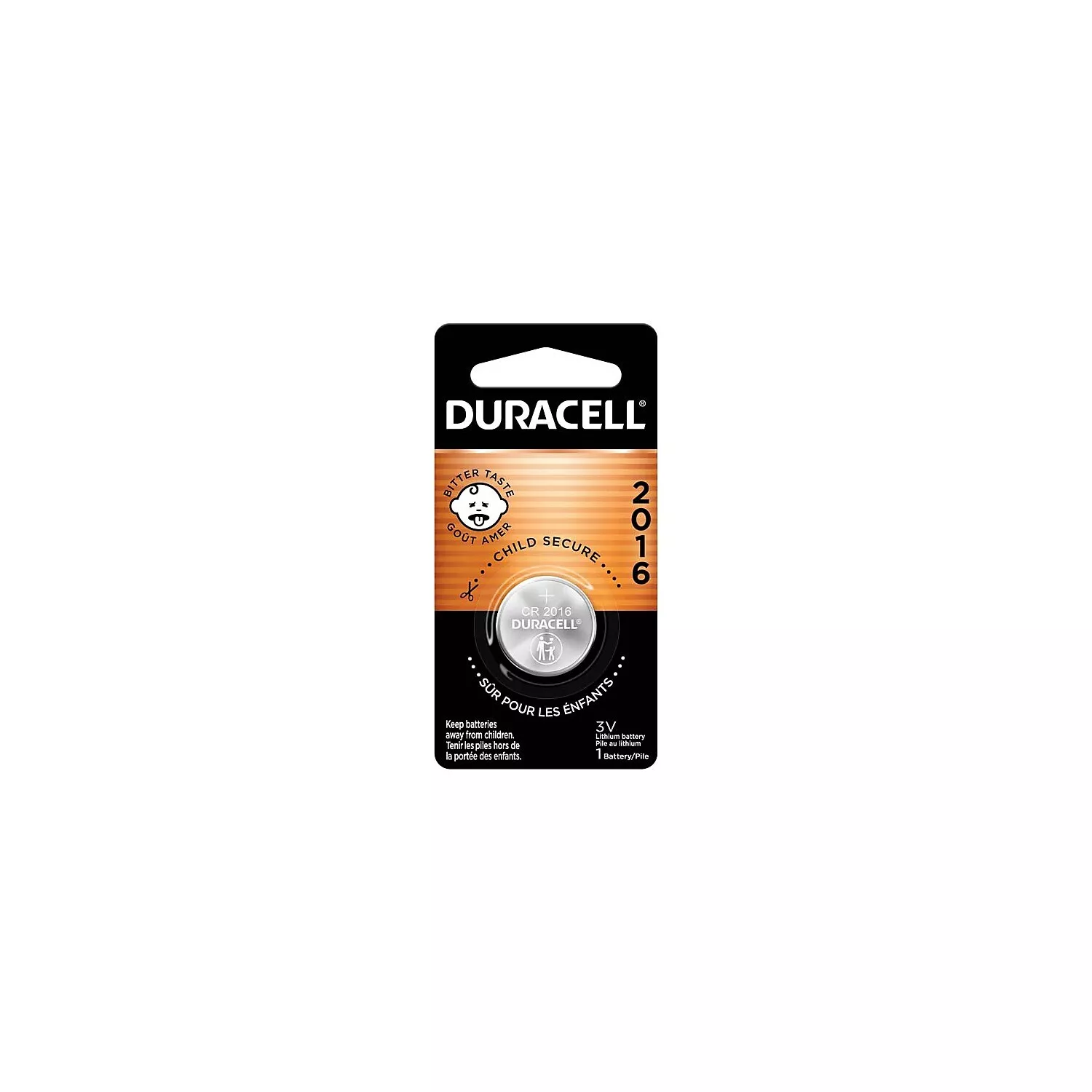 New Duracell 2016 3V Lithium Coin Battery 1/Pack (DL2016BPK) 273144 ...