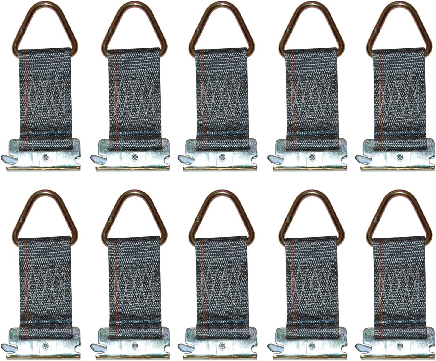 New E-Track Rope Tie Off 10-Pack - - Gray Rope Tie Offs for Securing ...