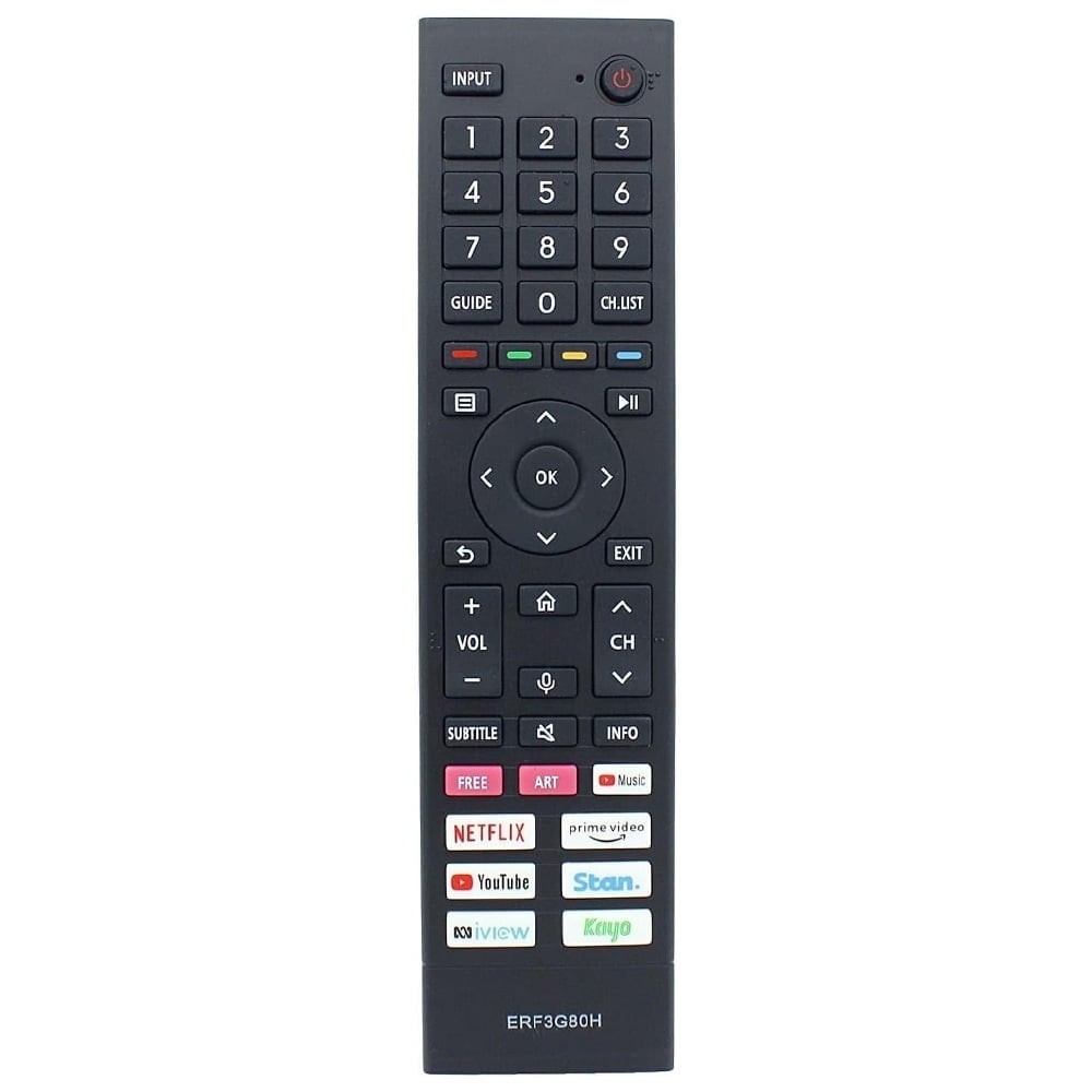 New ERF3G80H For Hisense Smart IR TV Remote Control A7G U7G Series ...