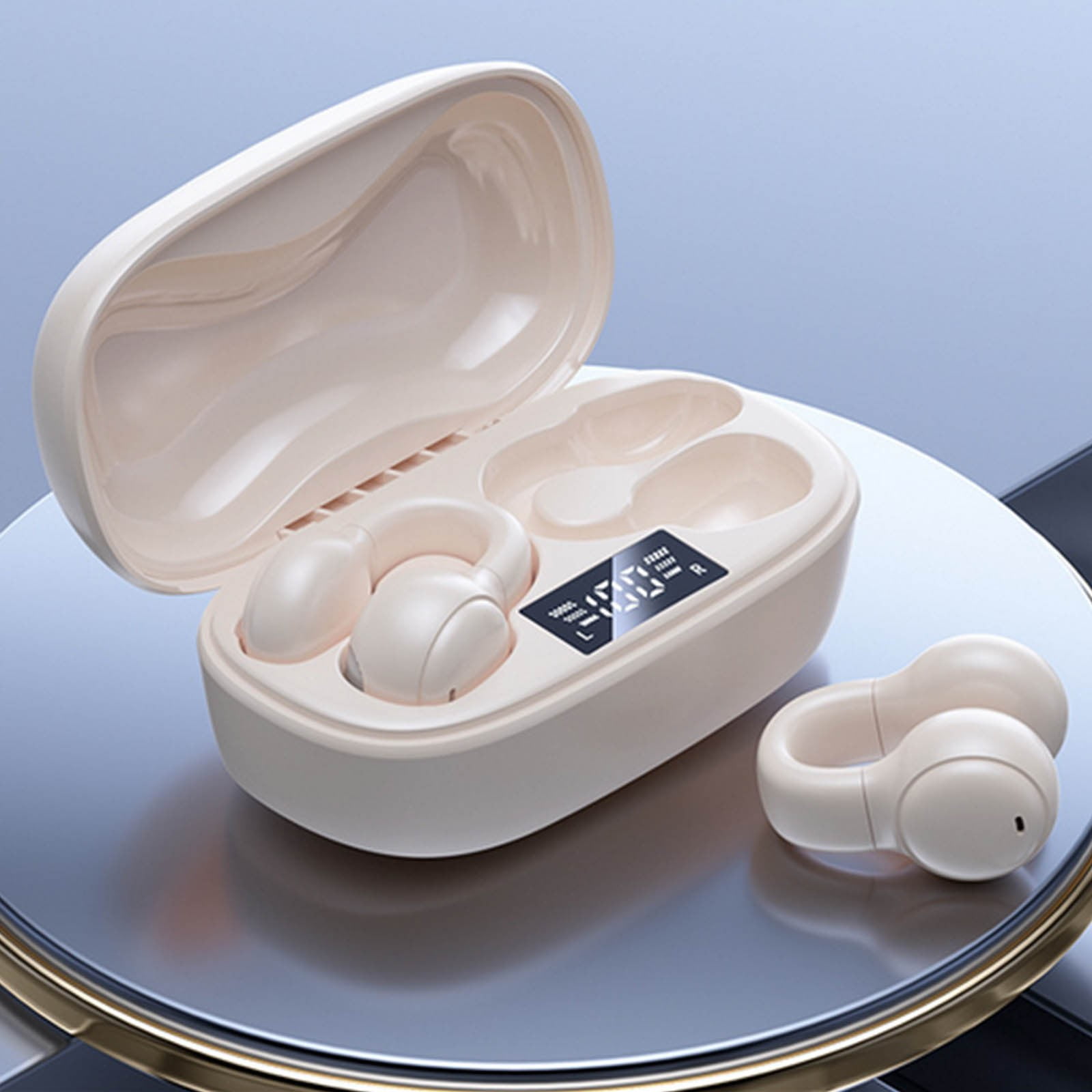 New In Ear Bluetooth 5.3 Earphones, Transparent Mini, High Power ...
