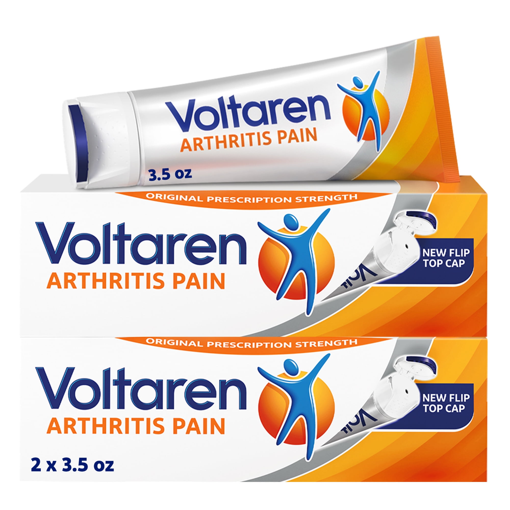 New Easy Open Cap - Voltaren Arthritis Pain Gel for Powerful Topical ...