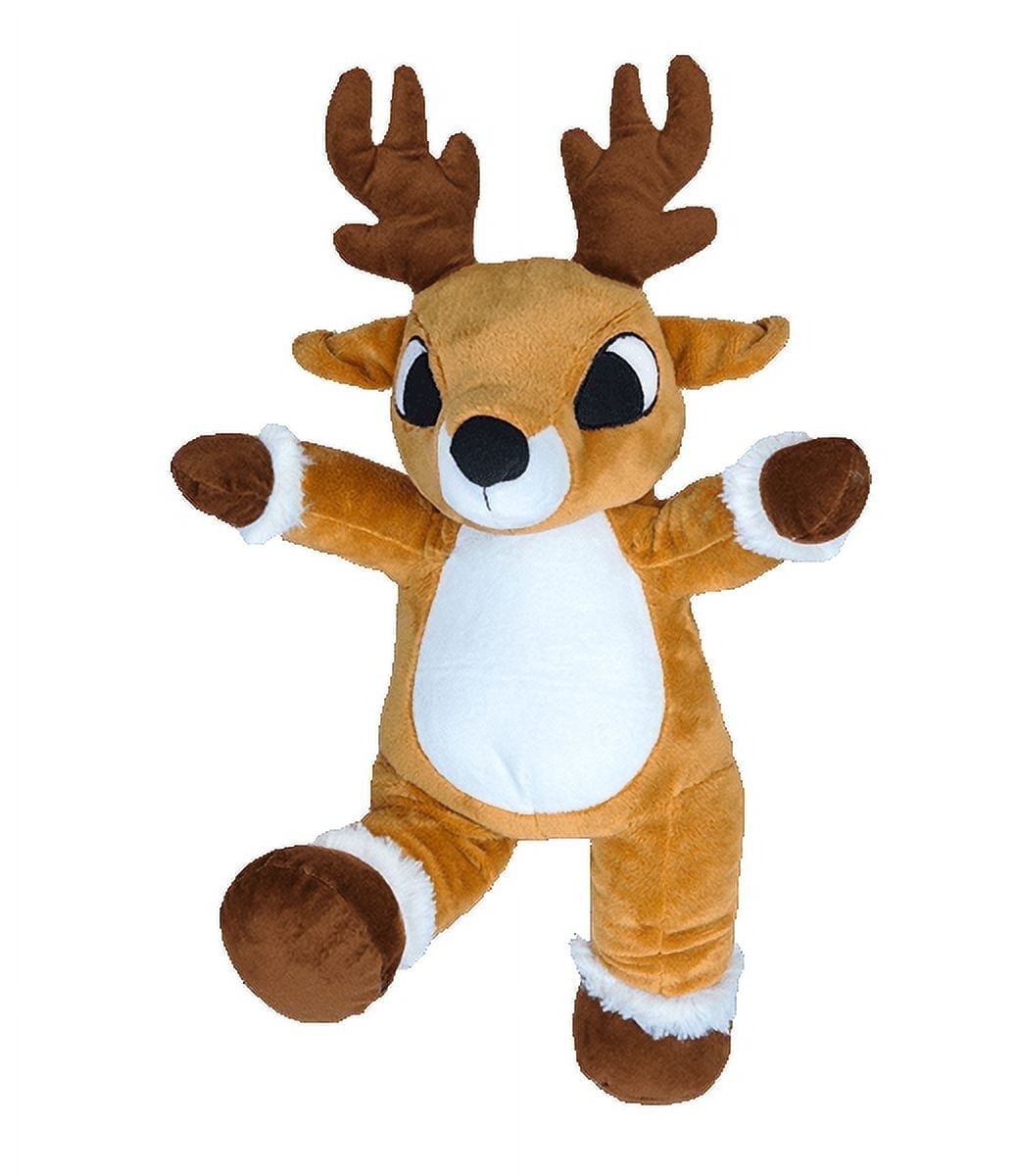 Plush Gear 16 Inch Reindeer Stuffed Animal Toy Soft, Cuddly Christmas ...