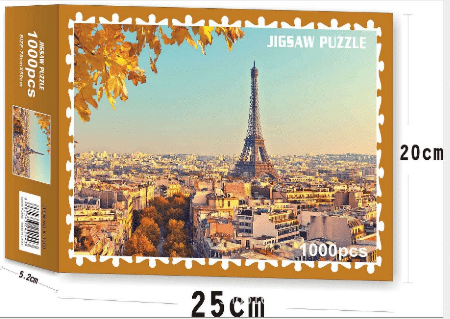 New Eiffel towel leave 1000 PIECE JIGSAW PUZZLES education KID ADULTS ...
