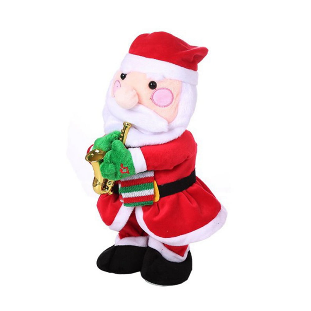 New Electric Blowing Saxophone Santa, Christmas Playing Saxophone Santa ...