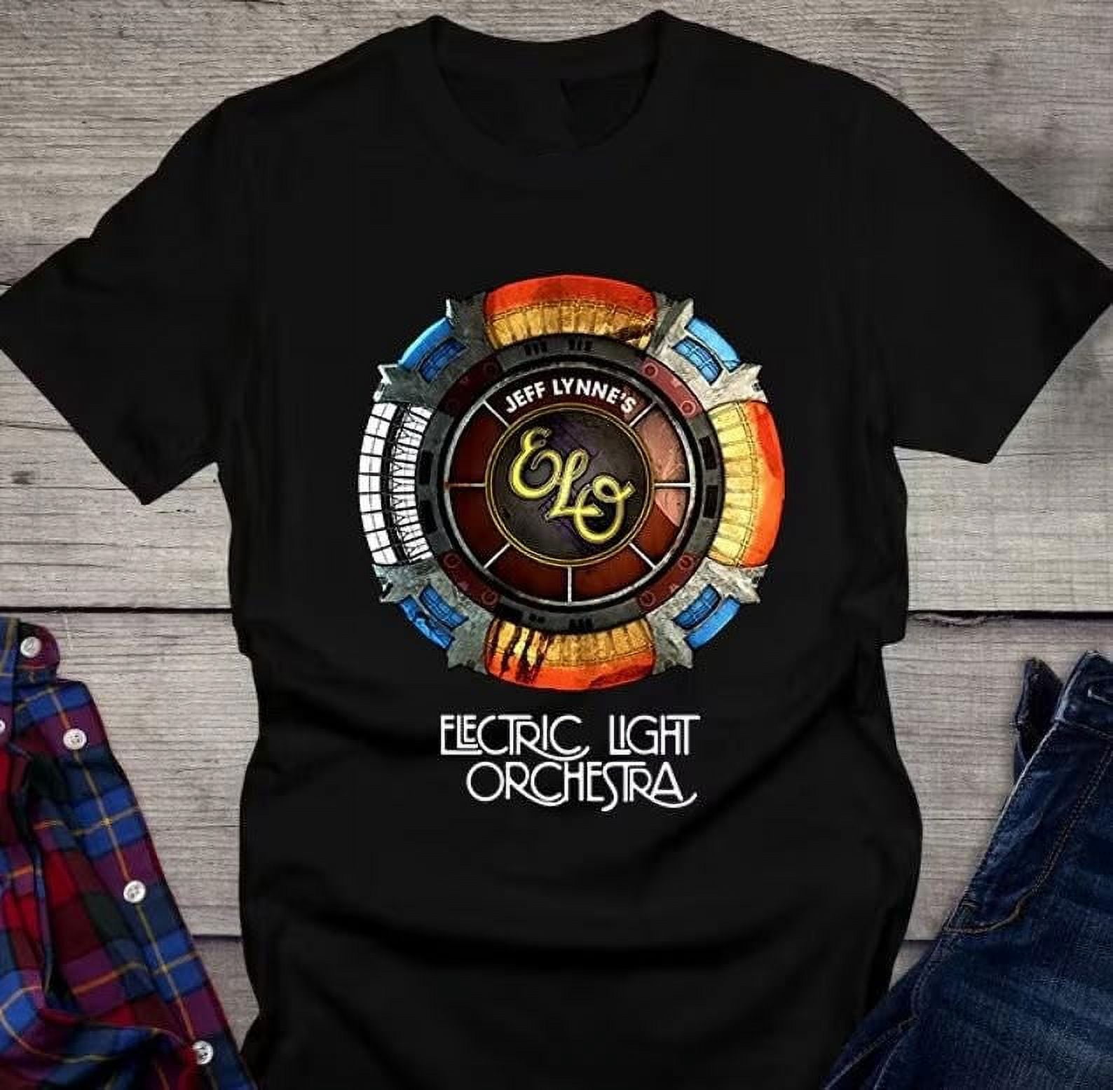 New Electric Light Orchestra ELO T-shirt, Rock Band Shirts Over and Out ...