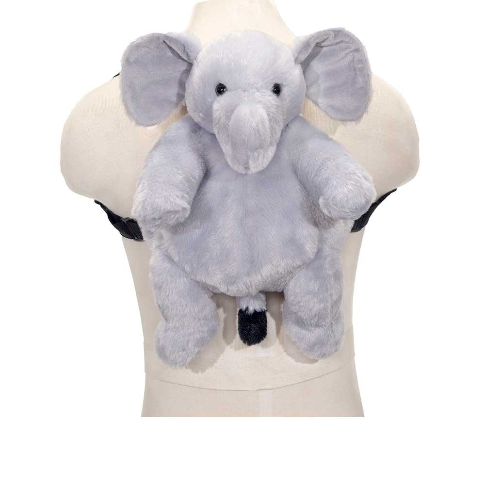 New Elephant Plush Backpack - 16-inch Back to School Accessory, Soft and Cuddly Elephant Themed ...