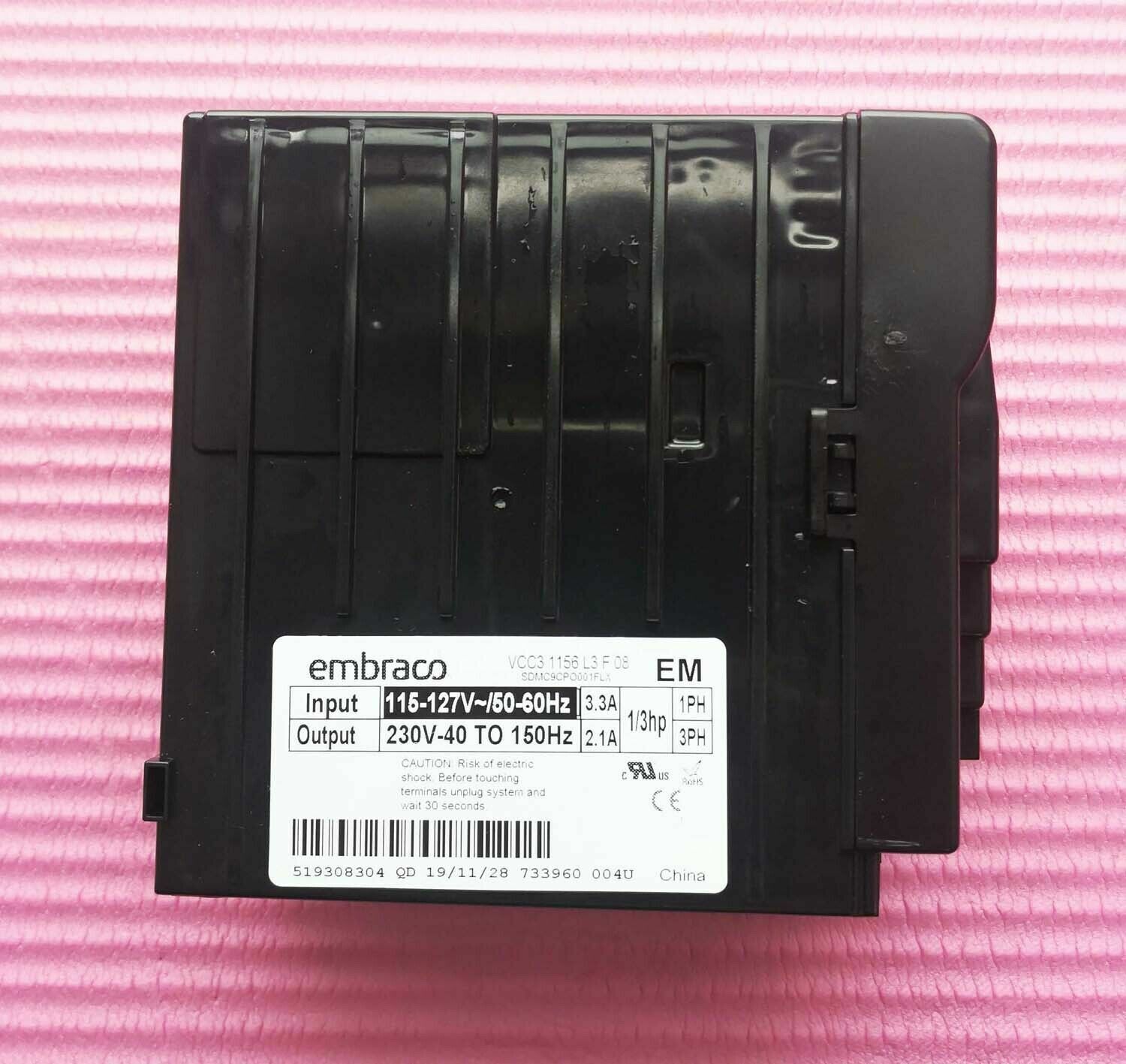 New Embraco Refrigerator Inverter VCC3 1156 WR49X10283 US Stock, Same ...