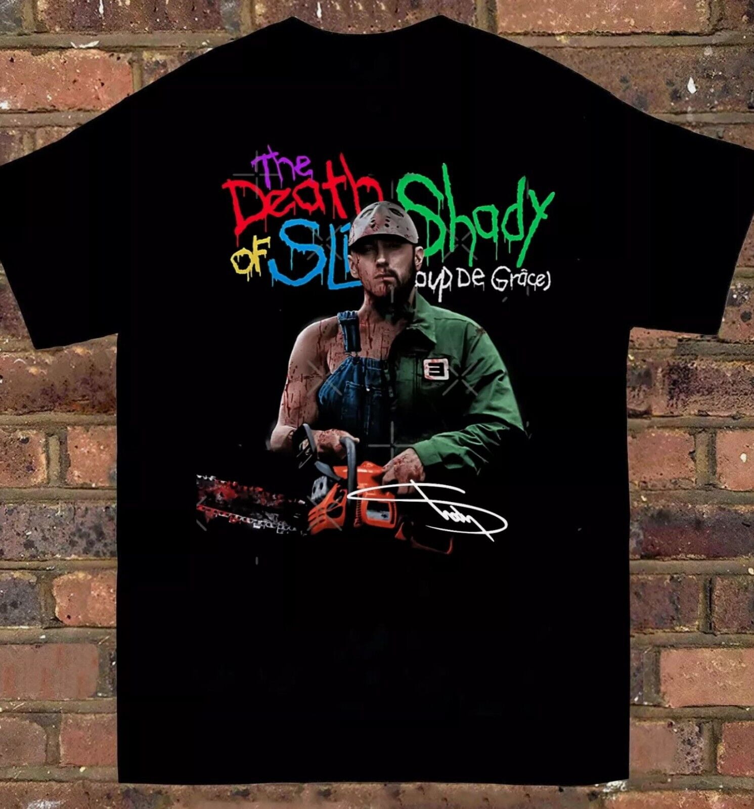 New Eminem The Death Of Slim Shady Tour Gift For Fan S to 5XL T-shirt ...