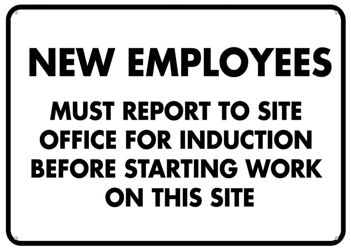New Employee Sign Signs Outdoor, Uv Printed Aluminum 12 X 8 In ...