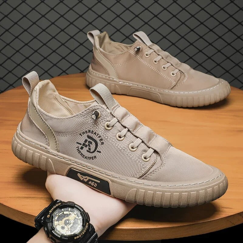 New Energy Zone Vulcanized Men Shoes Summer Ice Silk Casual Sneakers ...