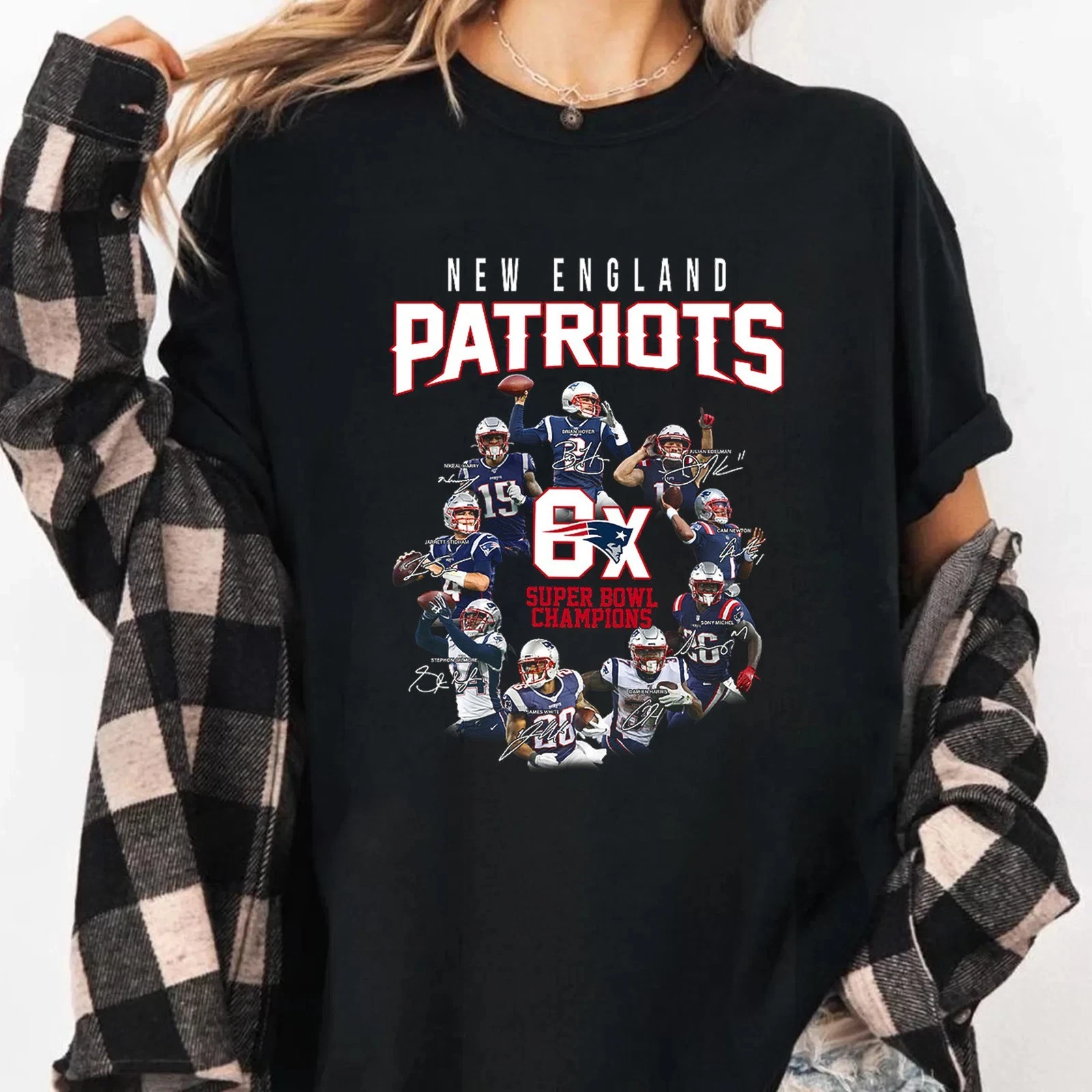 New England Champions Patriots 2025 Tshirt - Walmart.com