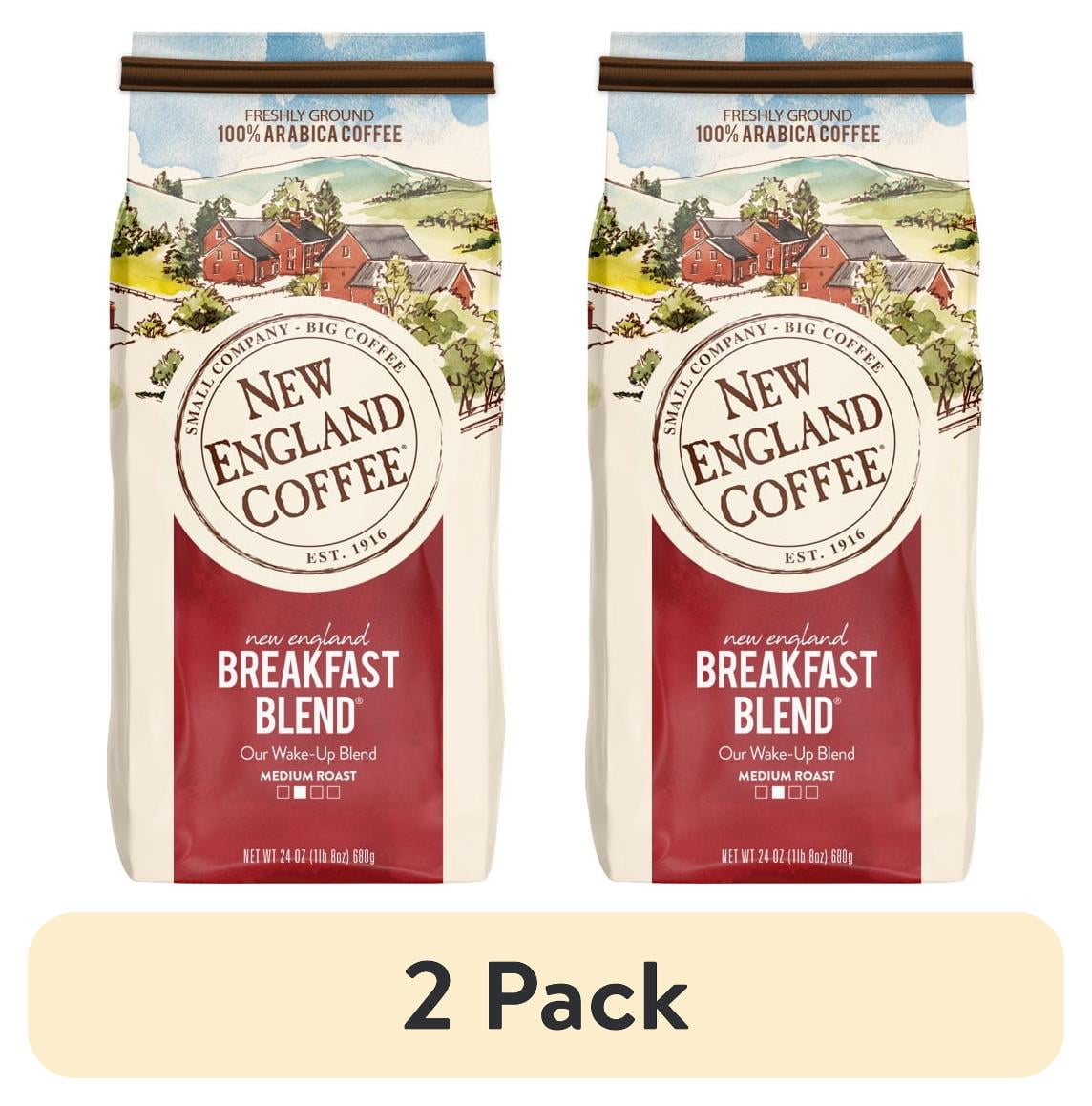 (2 pack) New England Coffee® Ground Breakfast Blend Coffee - Medium ...