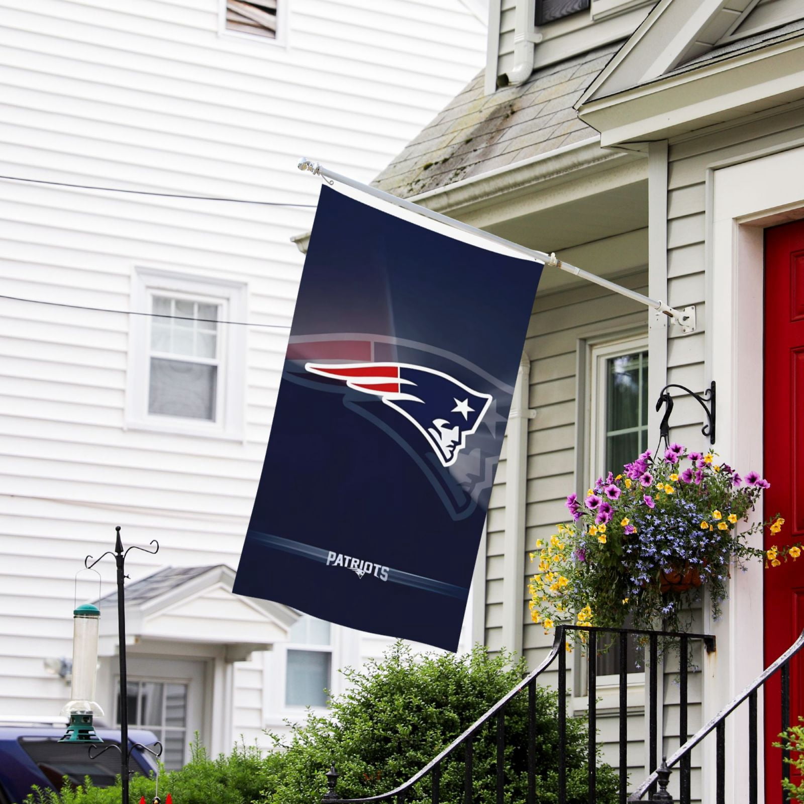 New_England Custom Vertical Double Sided Flag 3x5FT, American Football ...