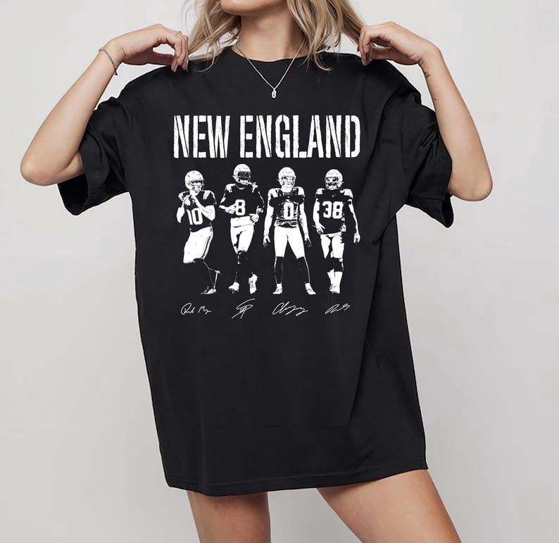 New England Football Funny T-Shirt, Game Day Fan Shirt, Maye & Brady ...