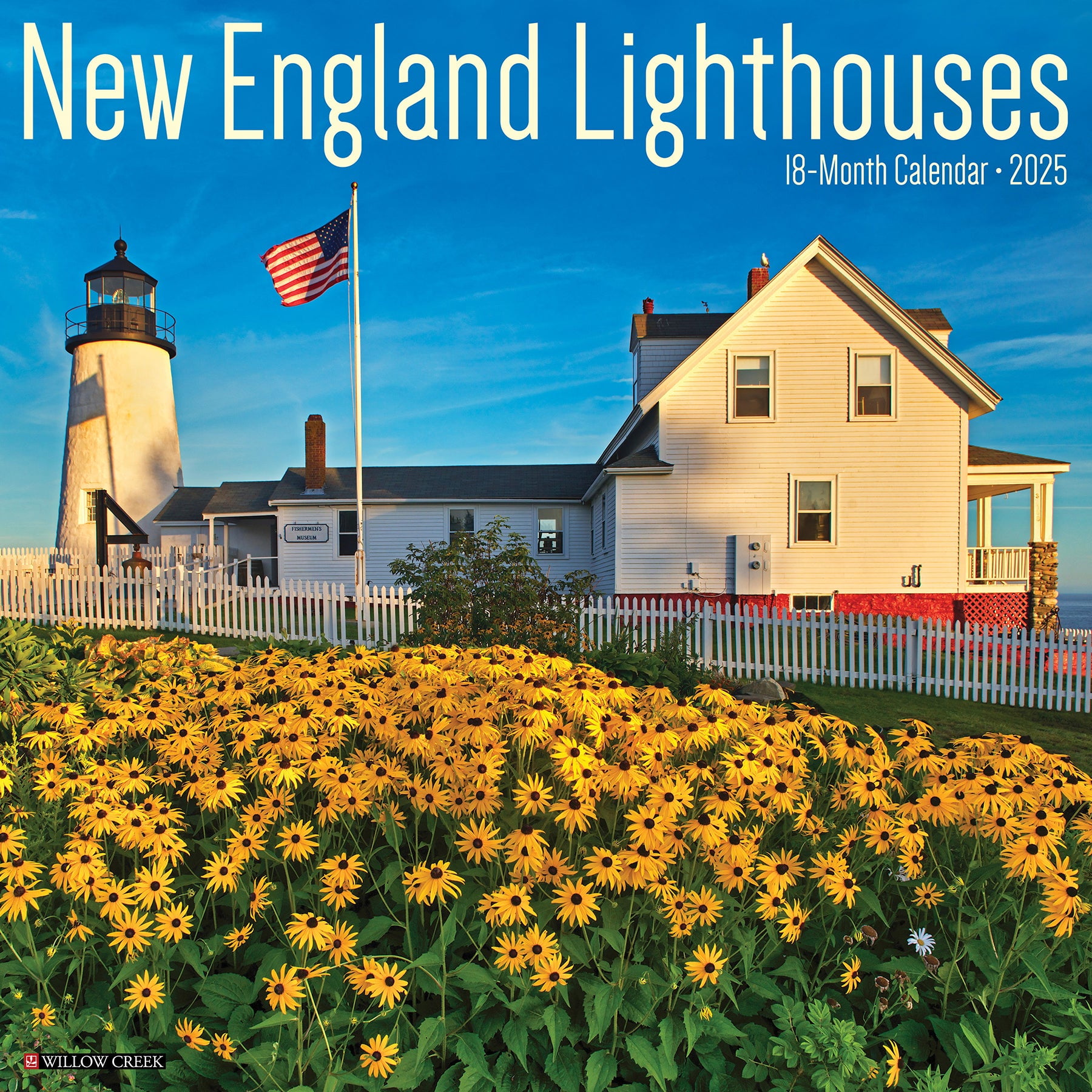 New England Lighthouses 2025 Wall Calendar - Walmart.com