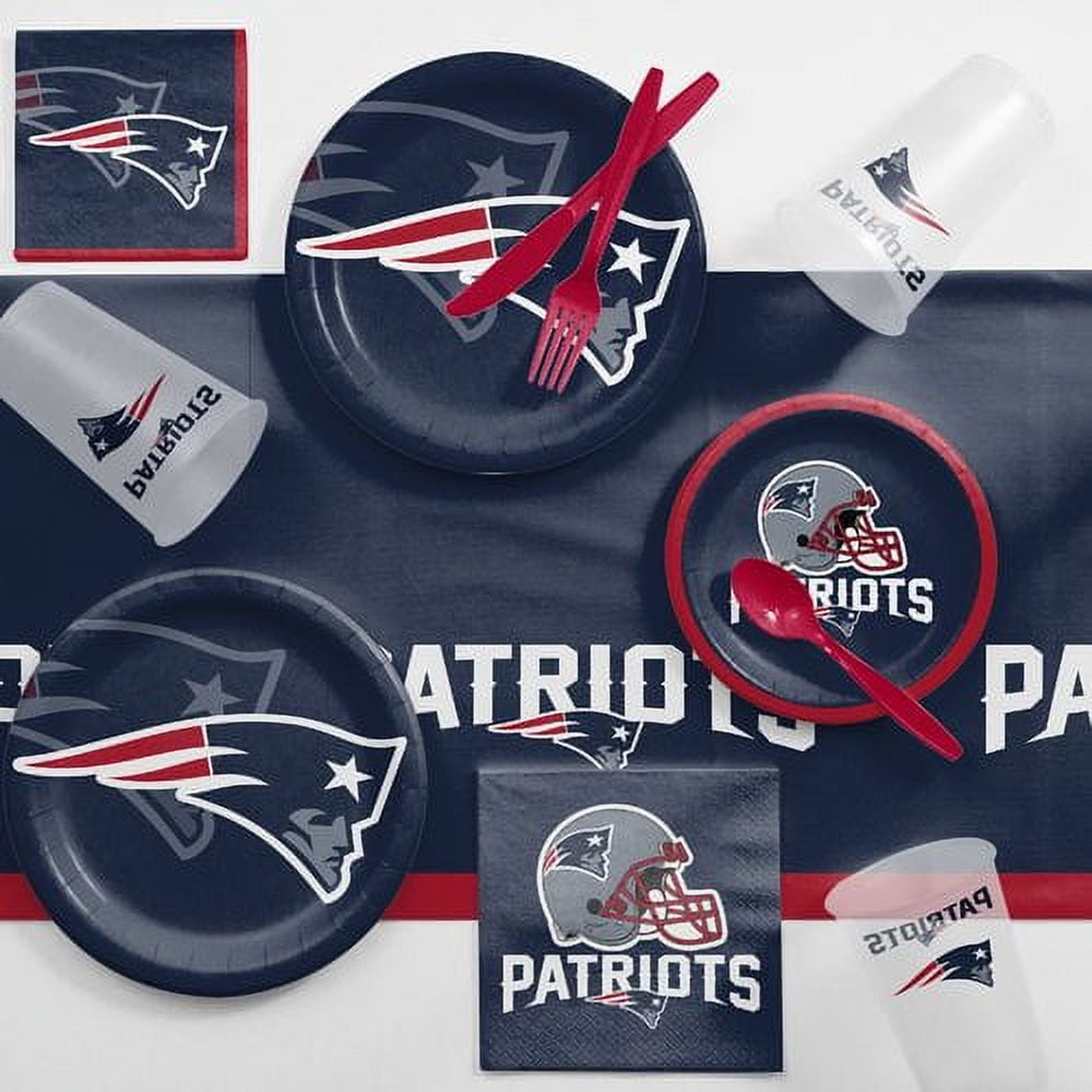 New England Patriots Game Day Party Supplies Kit for 8 Guests - Walmart.com