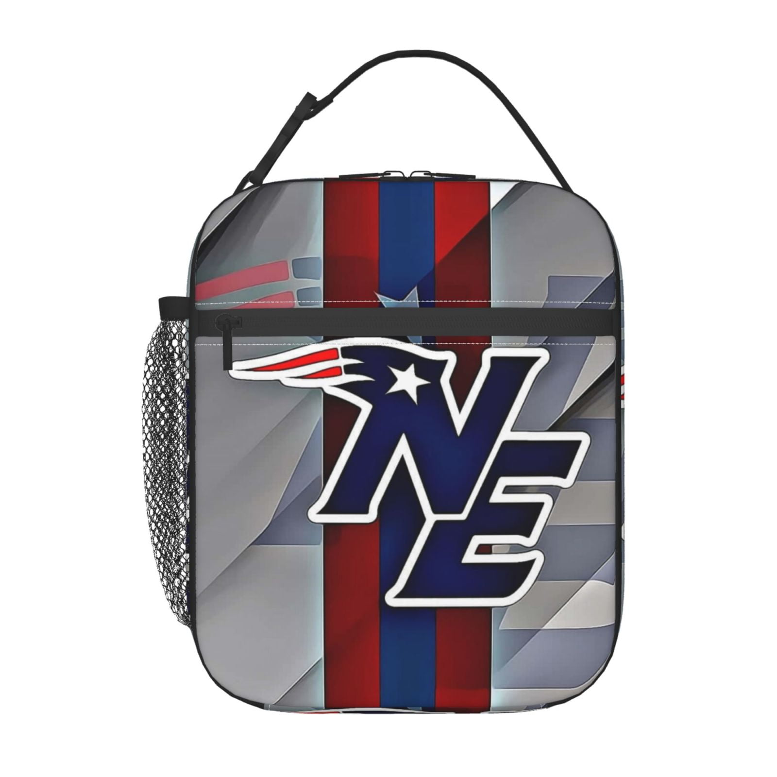 Patriots football team Lunch bag Portable hand_held insulated lunch box ...
