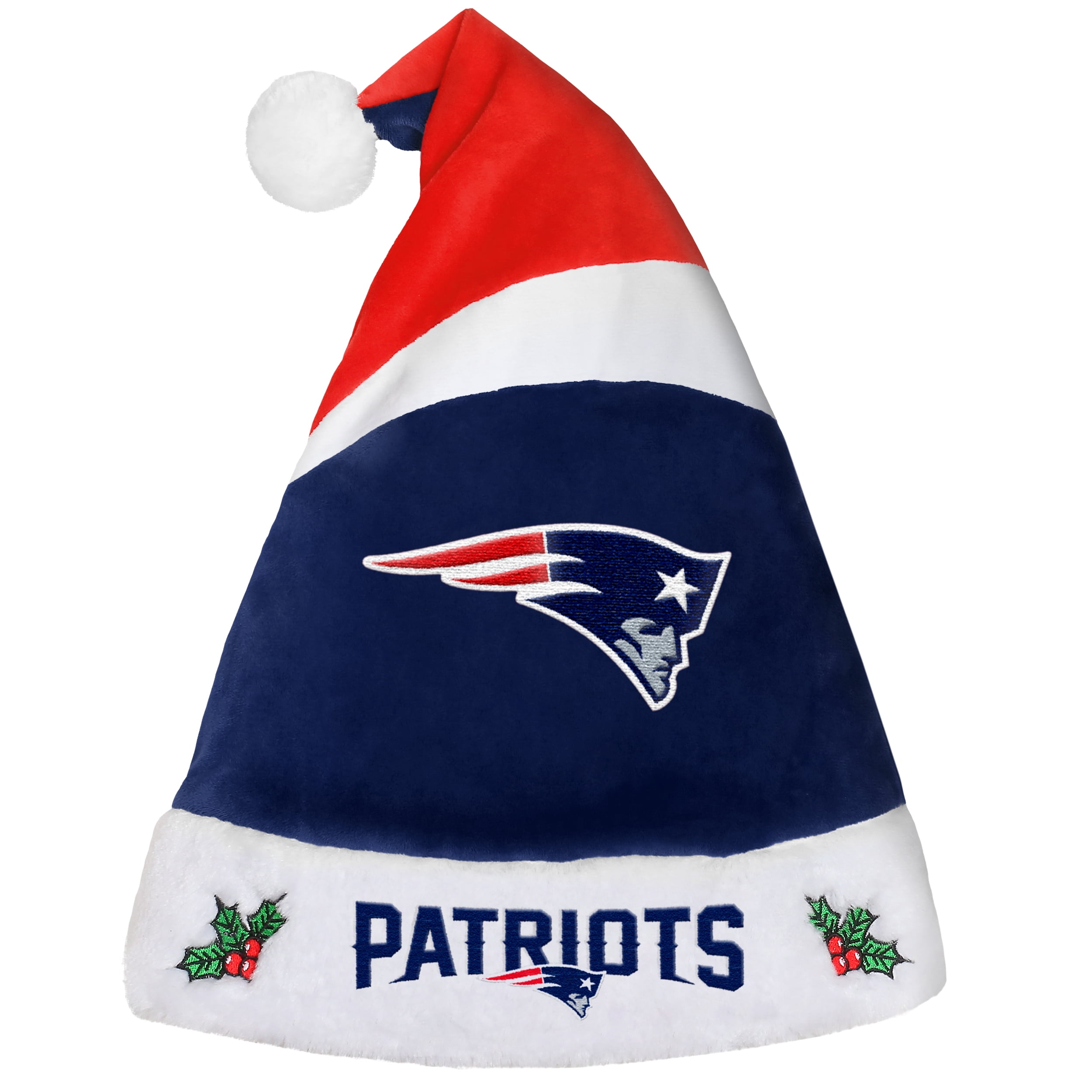 New England Patriots Official NFL Holiday Christmas Santa Hat by ...
