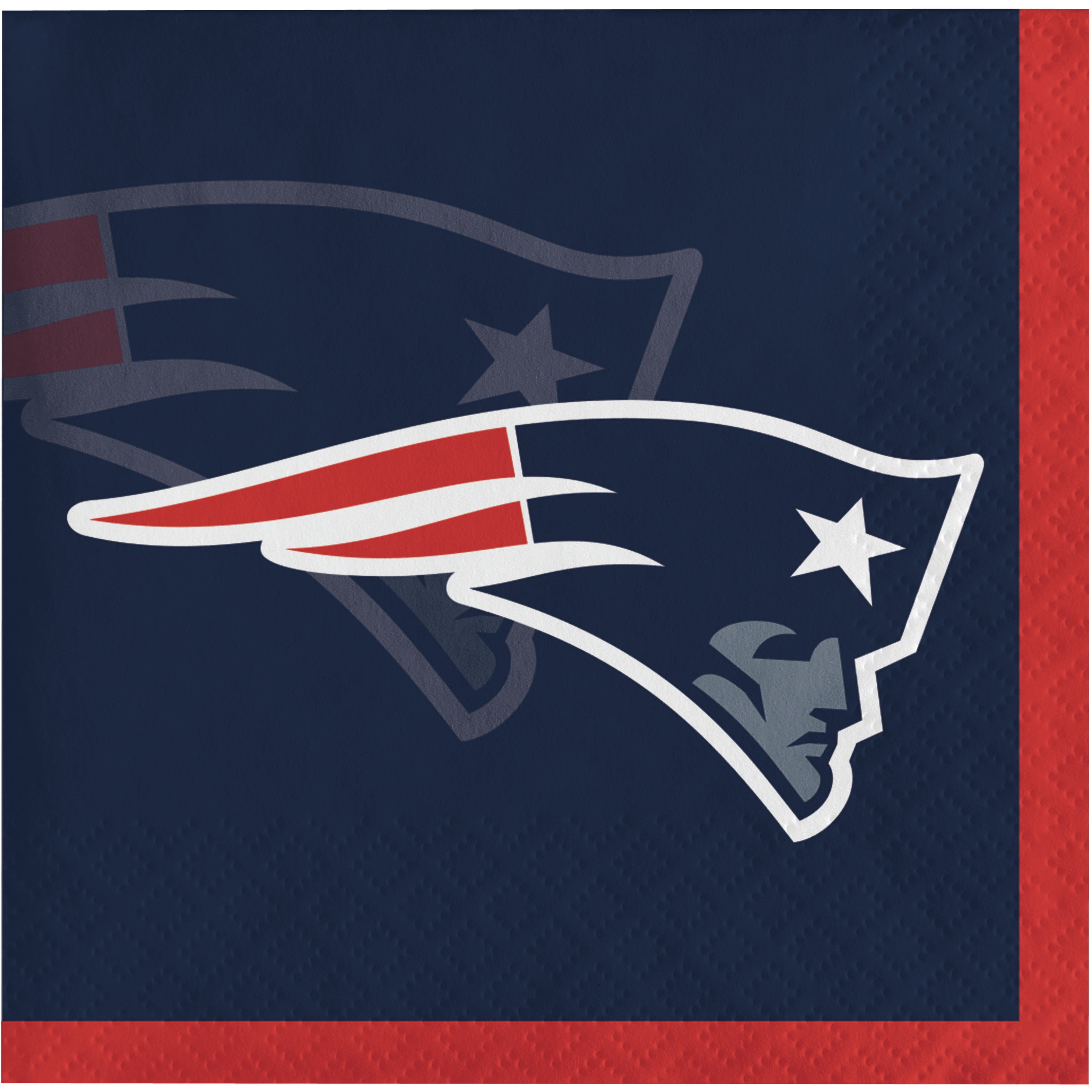 New England Patriots Paper Beverage Napkins 48 Count for 24 Guests ...