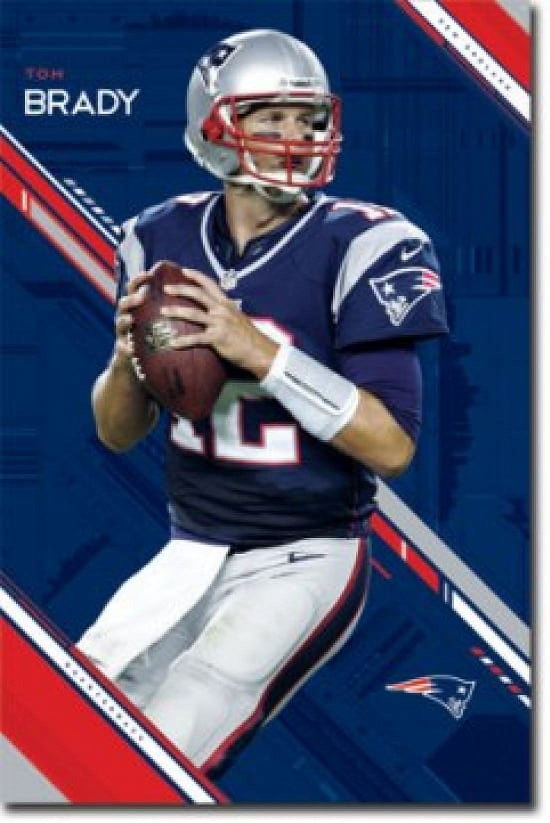 New England Patriots Tom Brady Poster (24 X 36) - Walmart.com