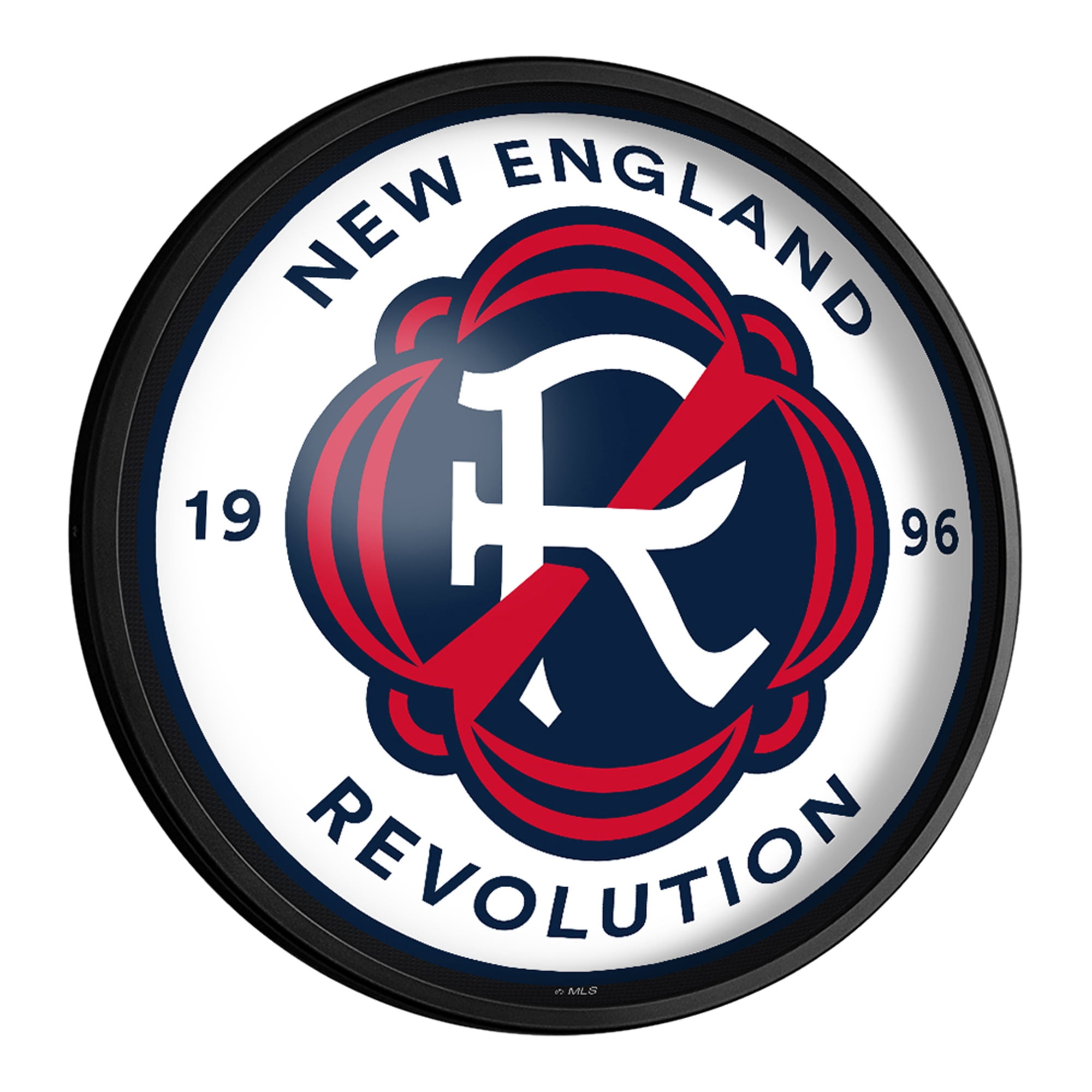 New England Revolution 18'' Round Slimline Illuminated Wall Sign ...