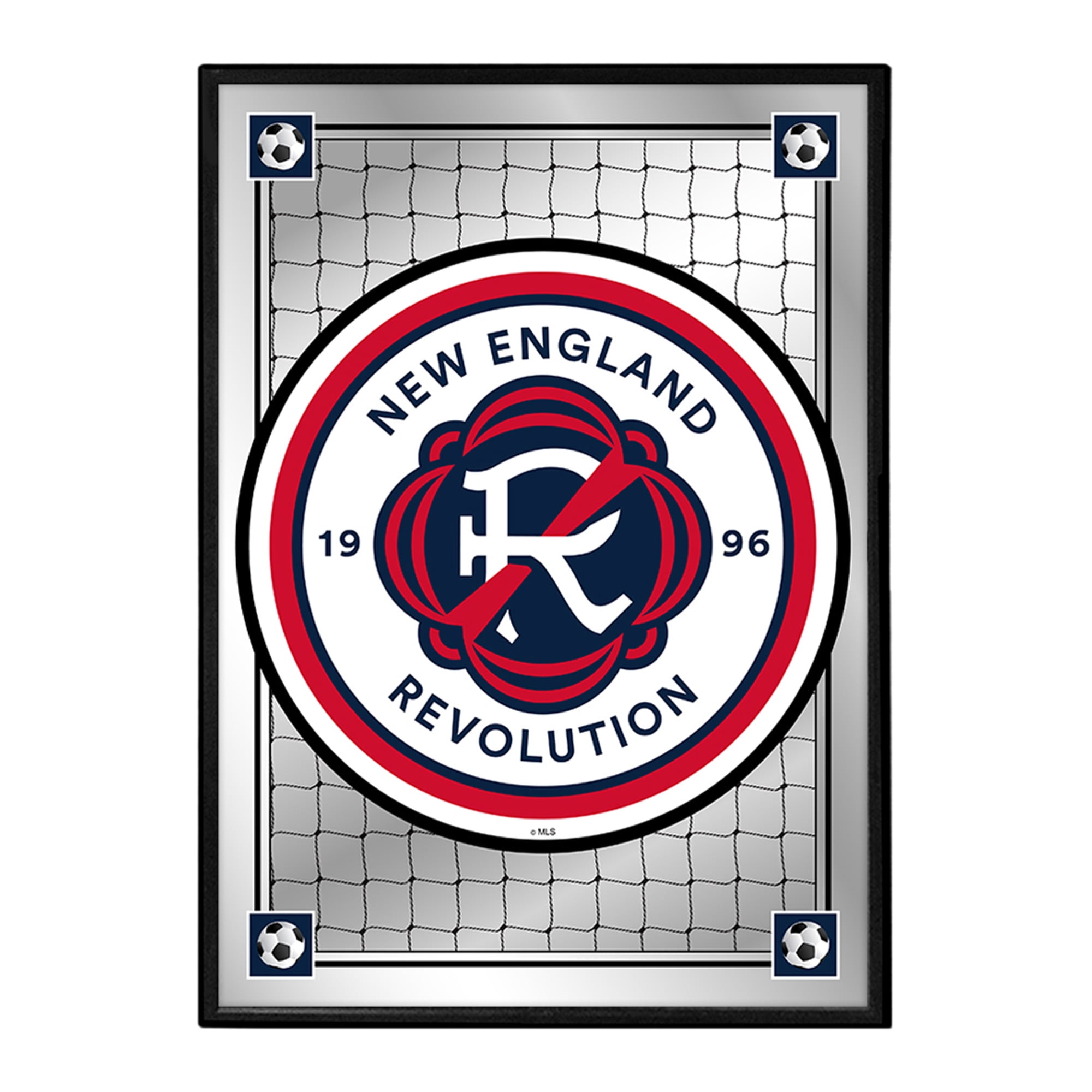 New England Revolution 19" x 27" Framed Mirrored Wall Sign - Walmart.com