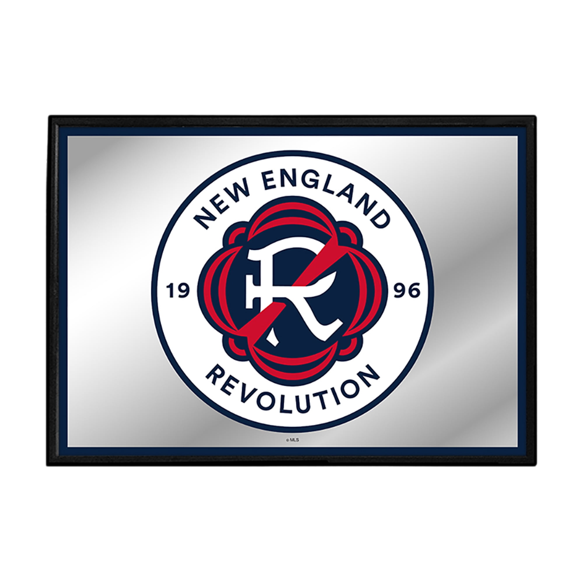 New England Revolution 27" x 19" Framed Mirrored Wall Sign - Walmart.com