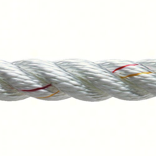 New England Ropes 60501600015; Dockline 1/2 X 15 Nylon White - Walmart.com