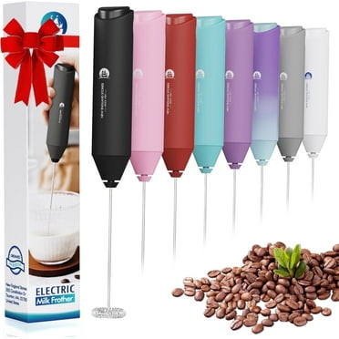 Crazy Cups Handheld Electronic Milk Frother Cordless Drink Mixer ...