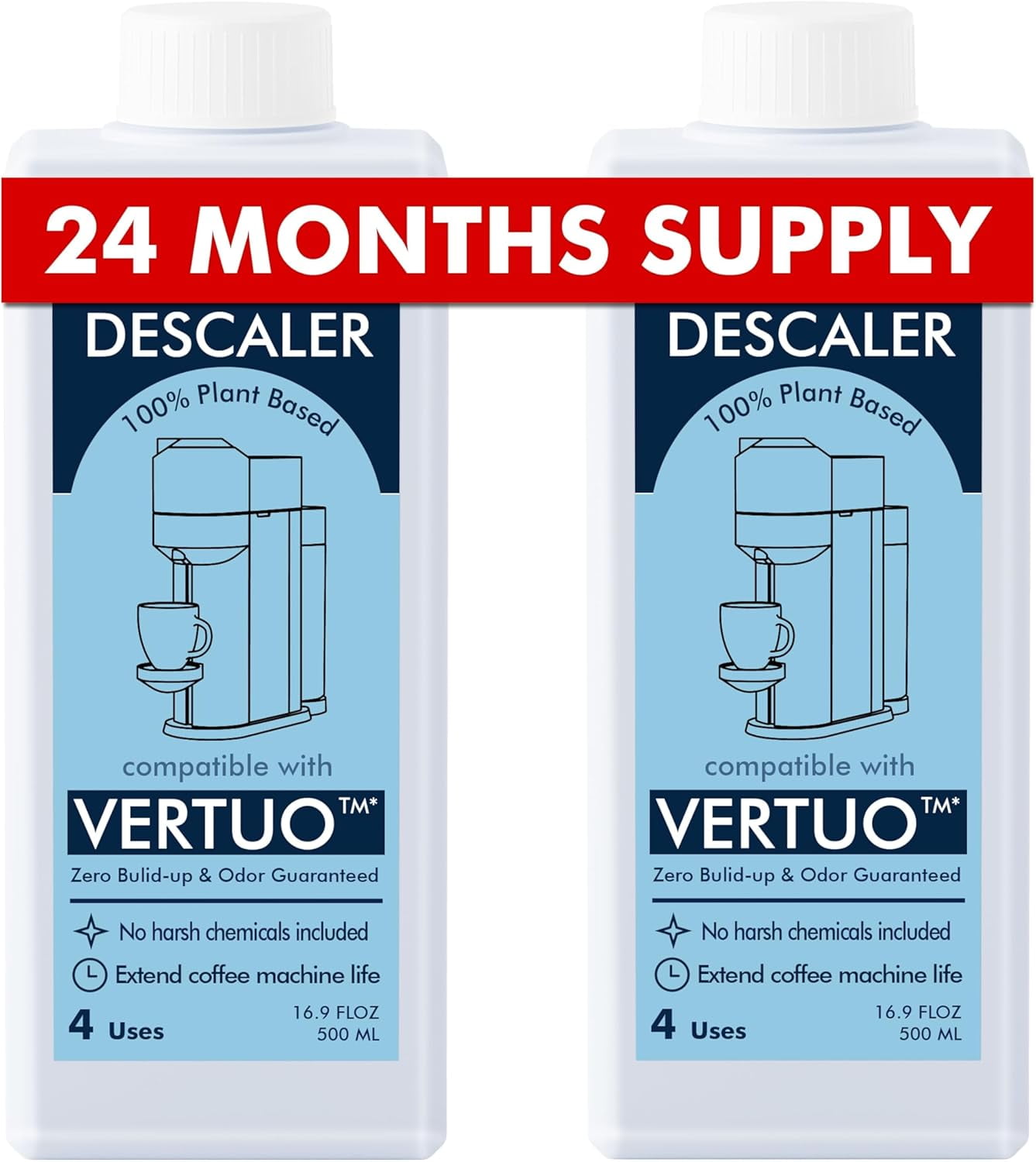 New England Stories Nespresso Compatible Descaling Solution, Fits All ...