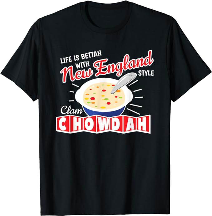 New England Style Clam Chowder T-Shirt - Walmart.com