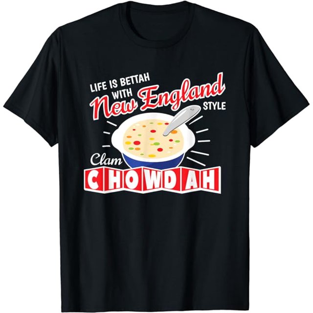 New England Style Clam Chowder T-Shirt - Walmart.com