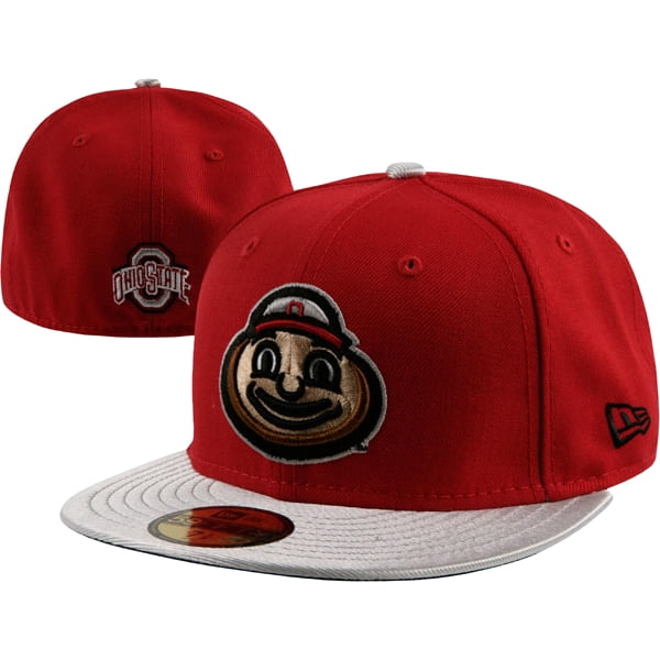 New Era Ohio State Buckeyes Scarlet/Gray Mascot 59FIFTY Fitted Hat ...