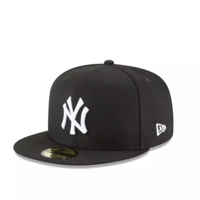 New Era Sports Hat Black and White Cleaning Hat Hat Men's Fitted Black ...
