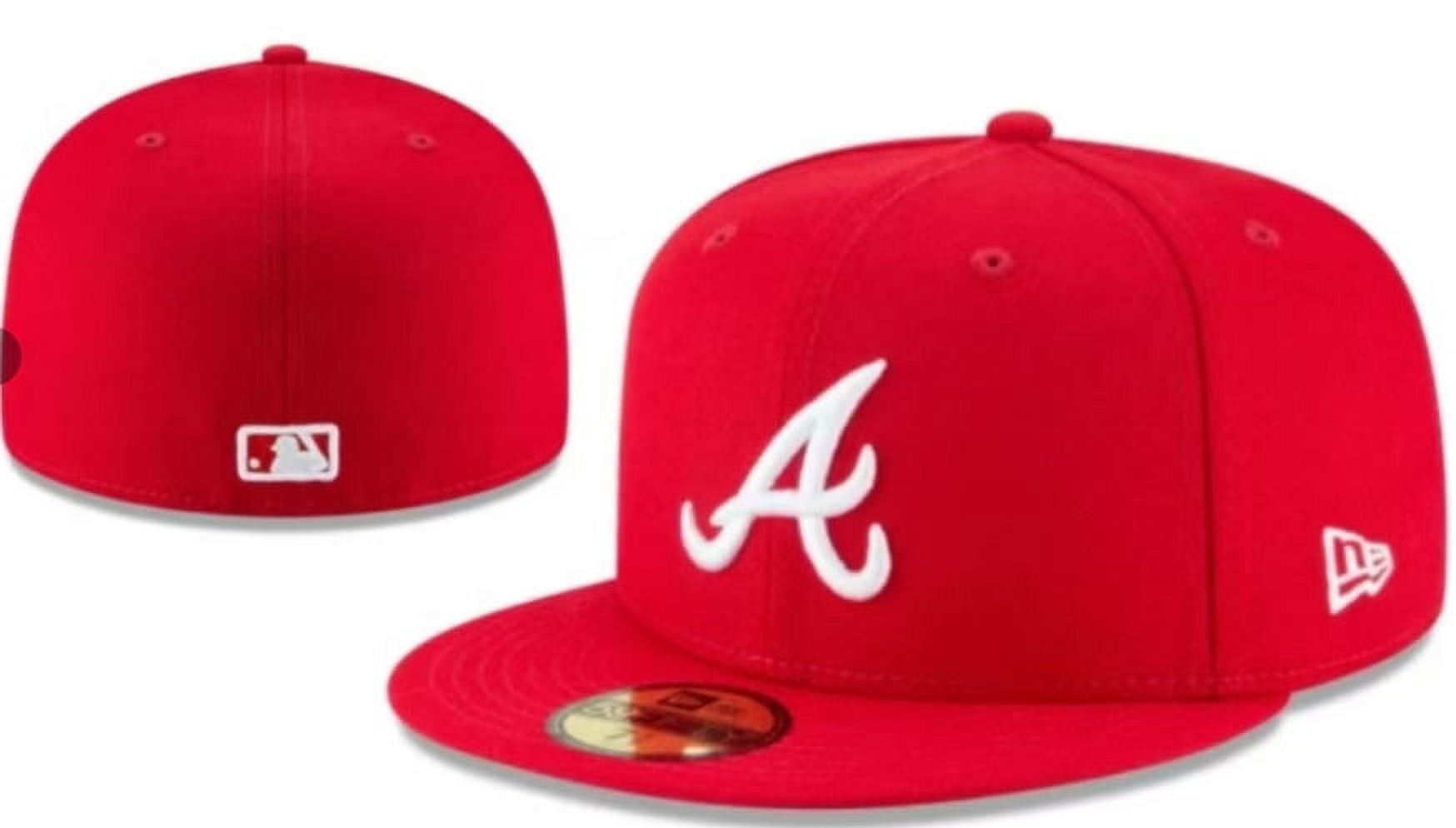 New Era Sports Hat Red Era Cap Men's Fitted Hat - Walmart.com