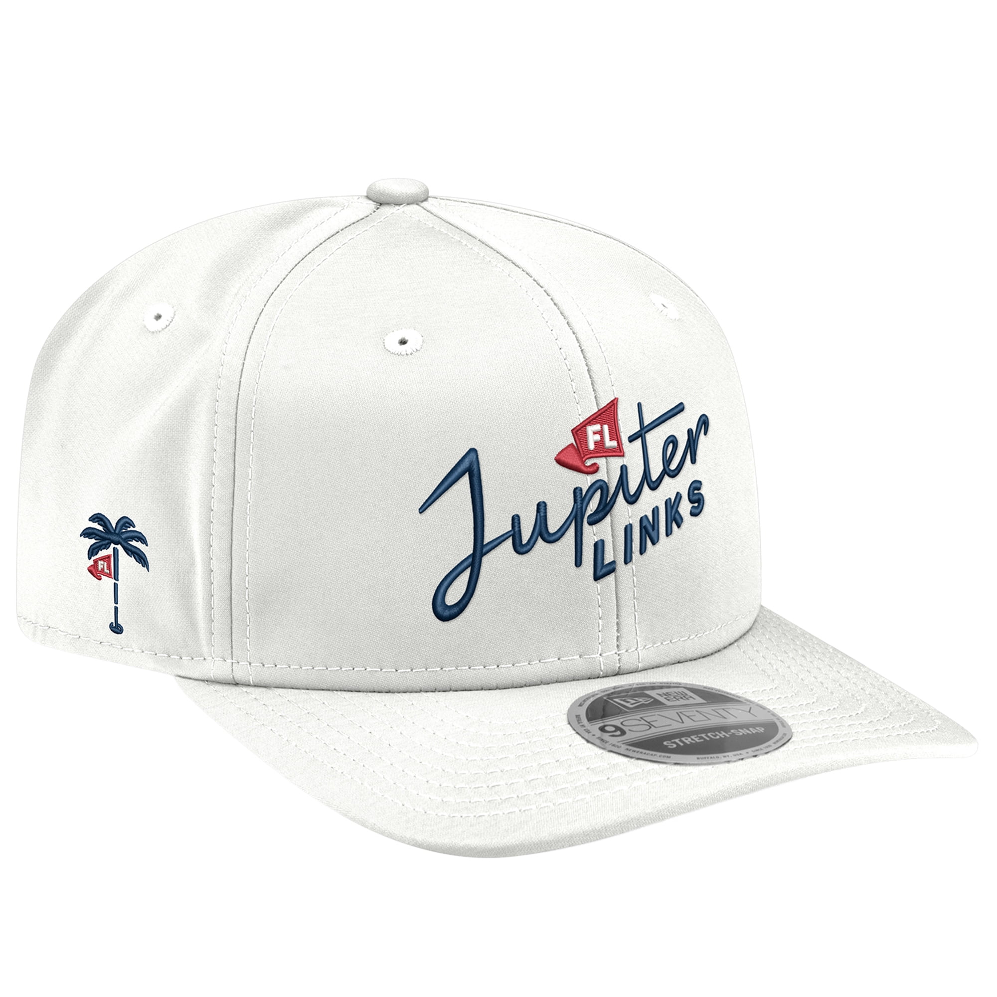 New Era White Jupiter Links Golf Club Team COOLERA 9SEVENTY Adjustable ...