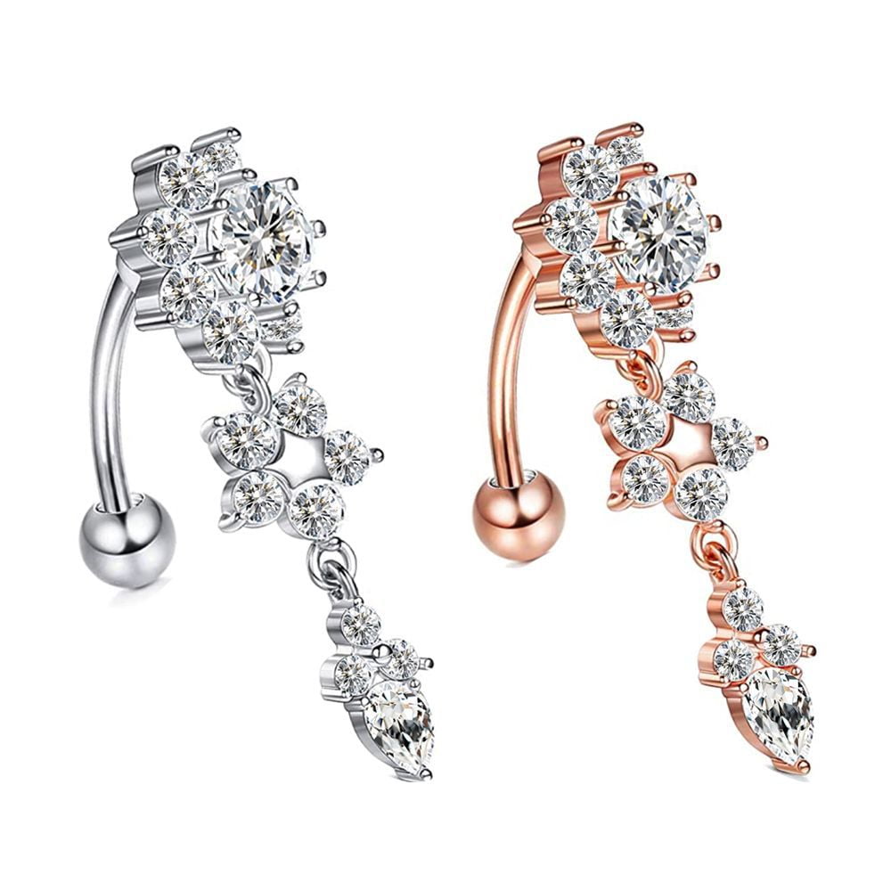 New European And American Belly Button Piercing Umbilical Ornaments ...