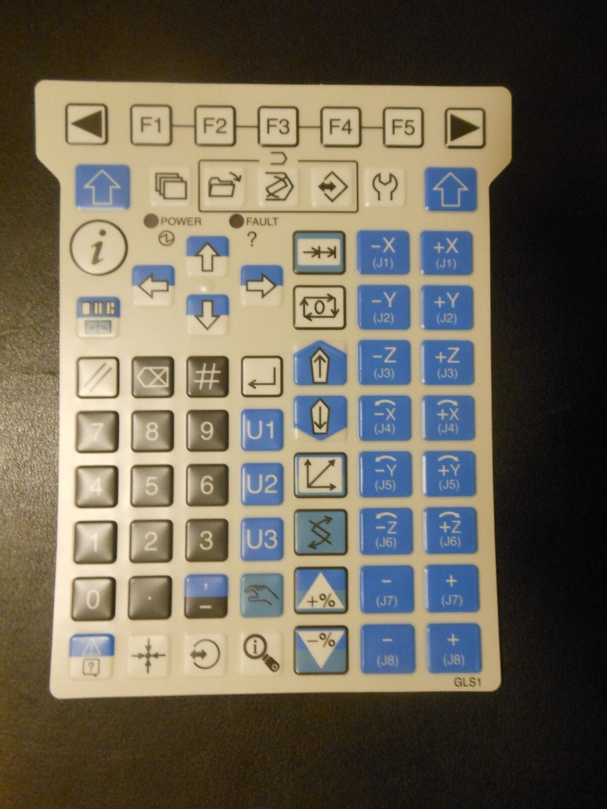 New FANUC GLS1 Teach Pendant Membrane Keysheet KeyPad Overlay (Type 2 ...