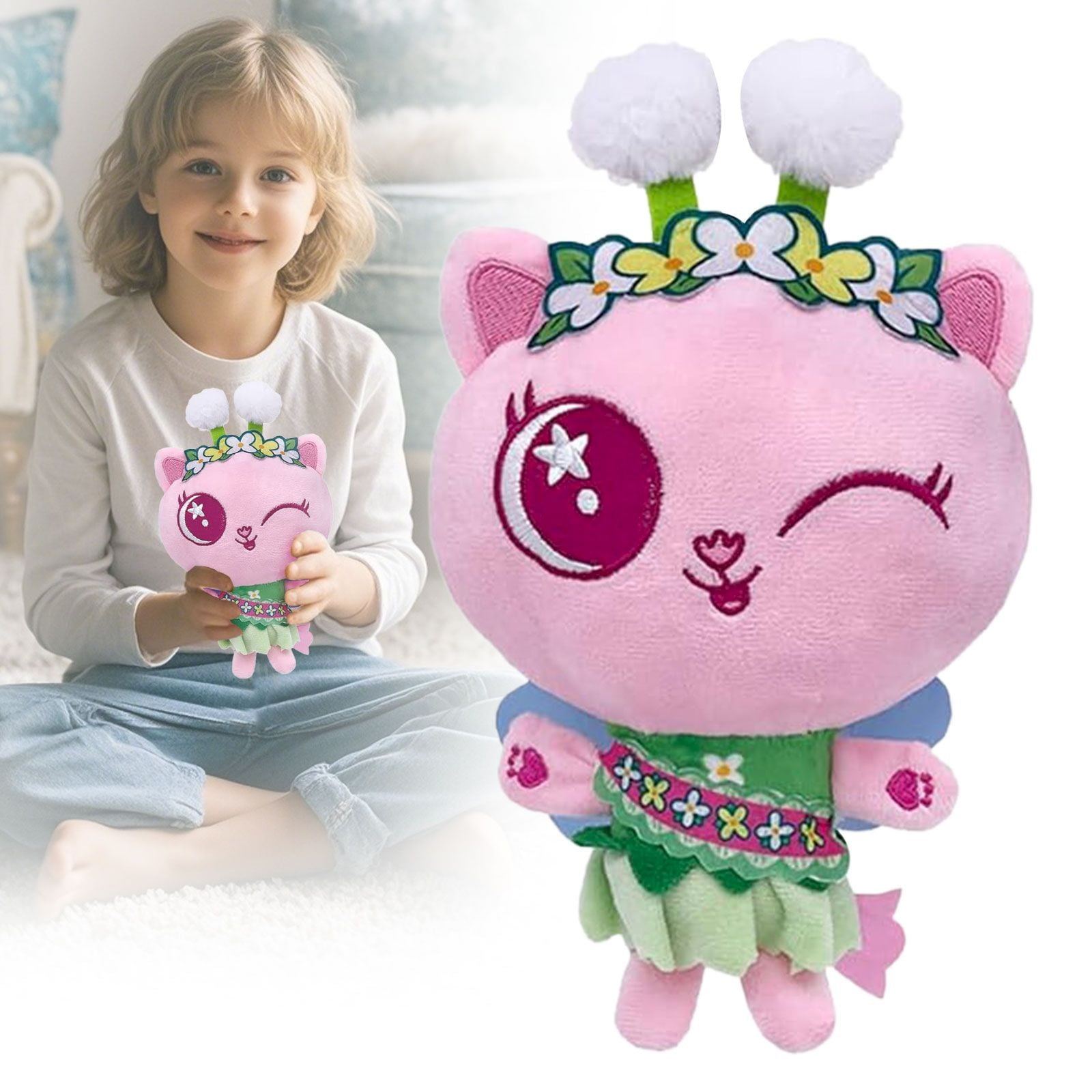 New Fairy Baby Box Mercat Pandy Cakey Catrat Pillow Cat Girl Doll Soft ...