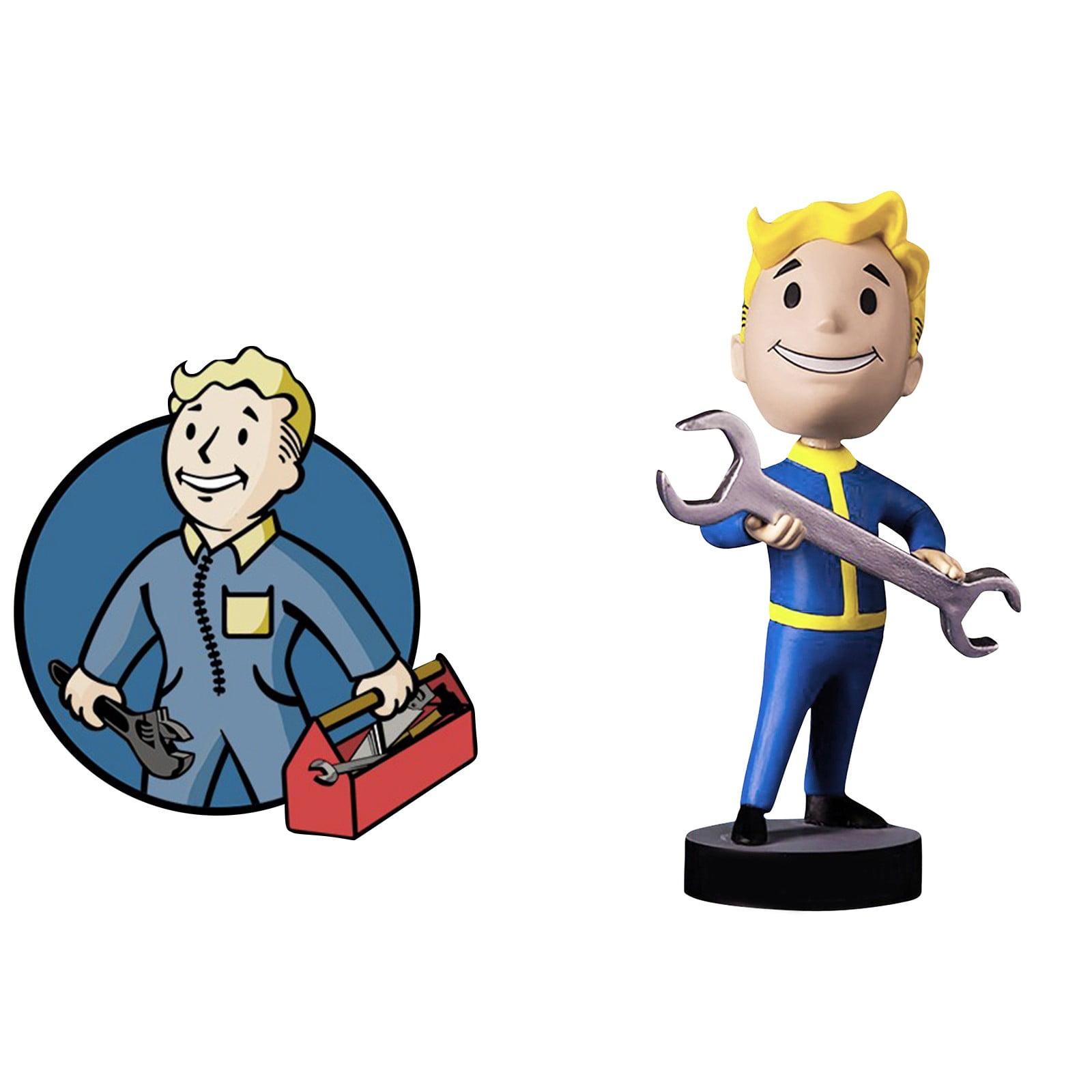 HeaCare Fallout Vault Boy Figure Toys, 5.9" Fallout Vault Boy ...