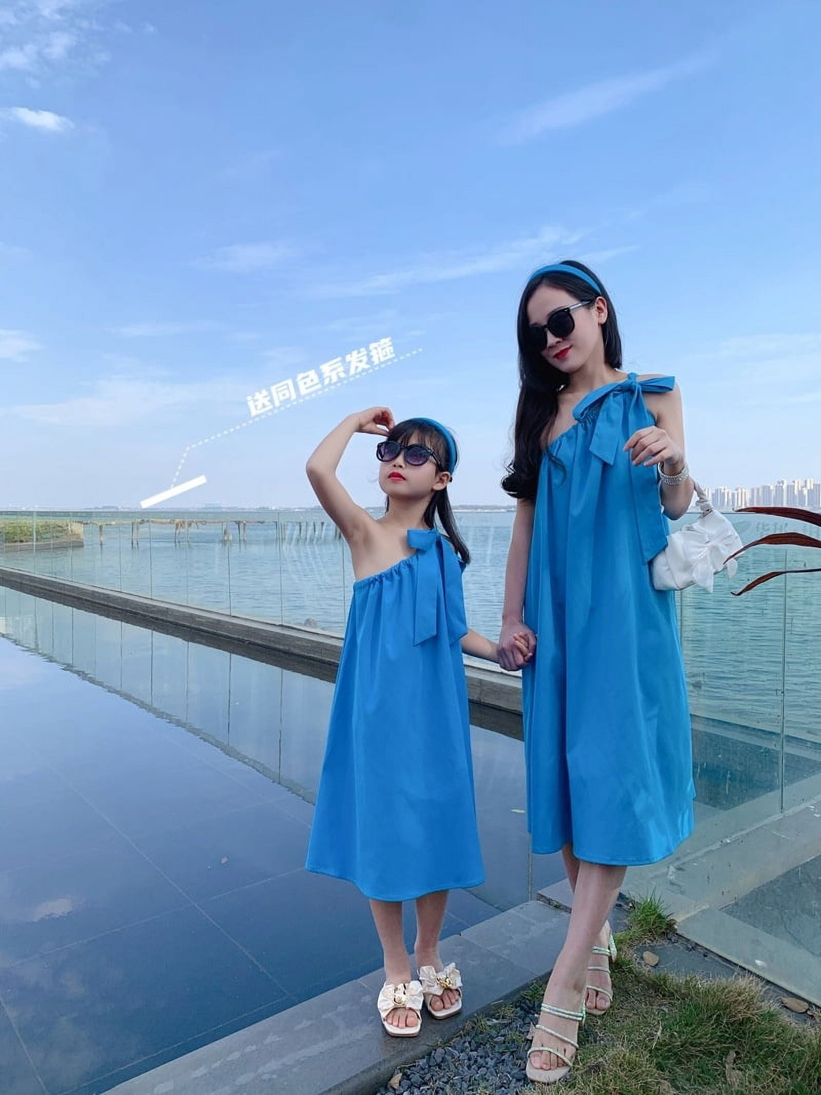 New Family Matching Outfits Dresses Mother Daughter Clothes Slant ...