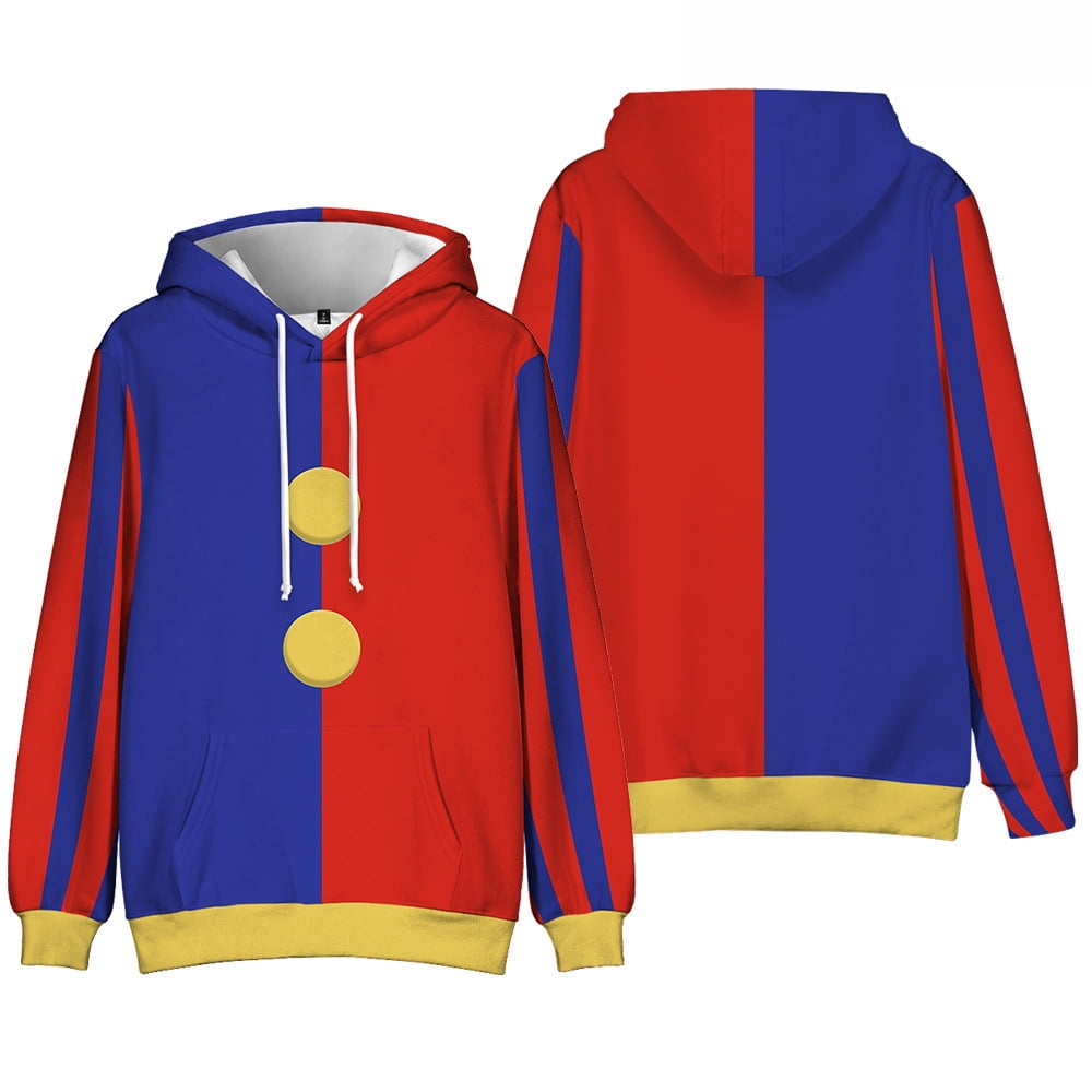 New Fashion Cartoon Anime Digital Circus 3D Cool Print Unisex Pullover ...