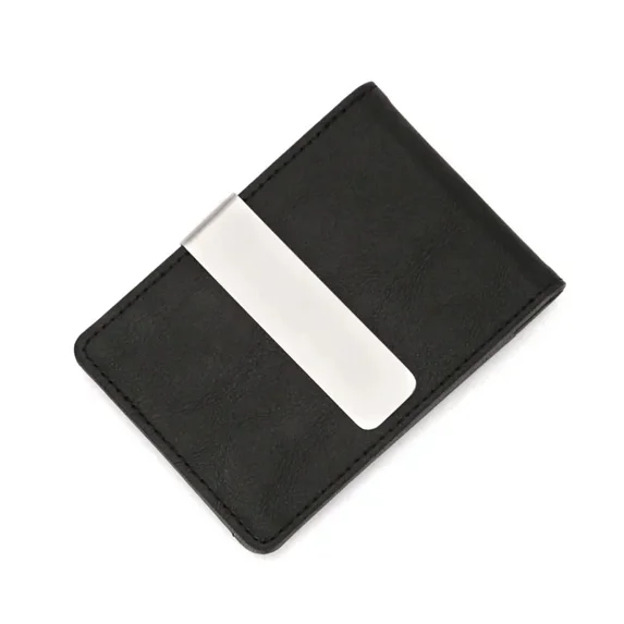 New Fashion Men's Leather Money Clips Wallet Multifunctional Thin Man ...