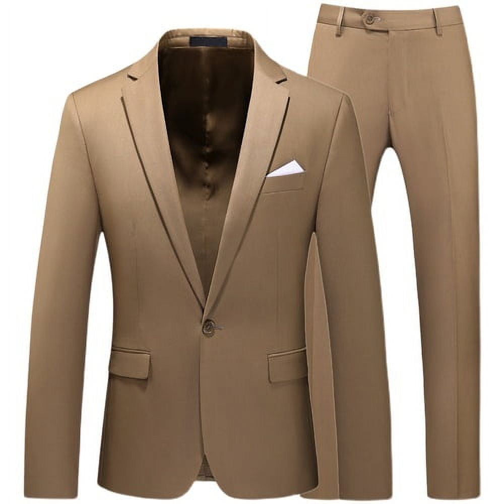 New Fashion Pink Suit Men Set Prom Wedding Suits Men Slim fit Blazer ...