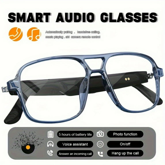 New Fashion Smart Audio Glasses (Model UF-18), Photochromic Lenses ...