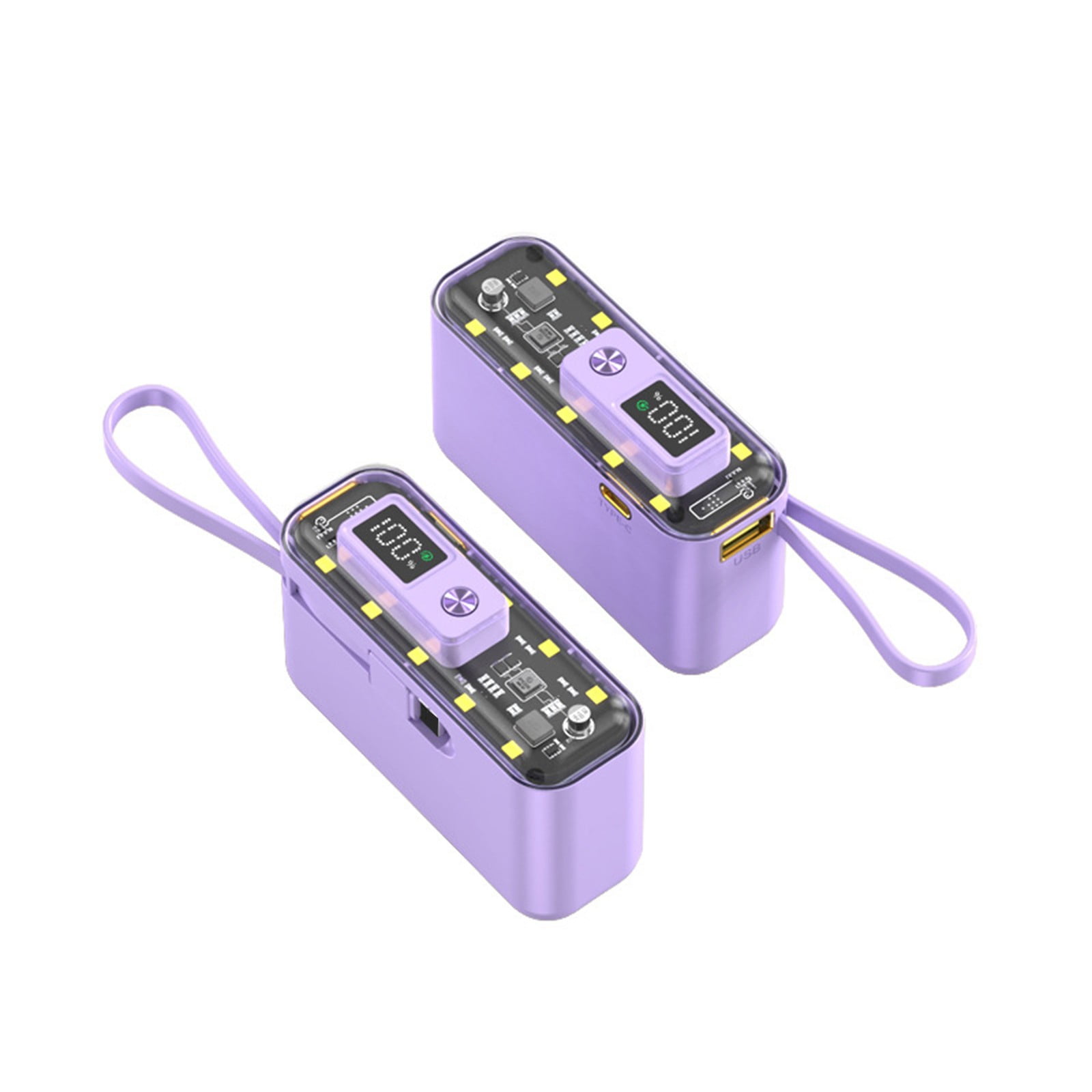 New Fast Charging PD22.5W Mini 20000 MAh With Cable Transparent Cell ...