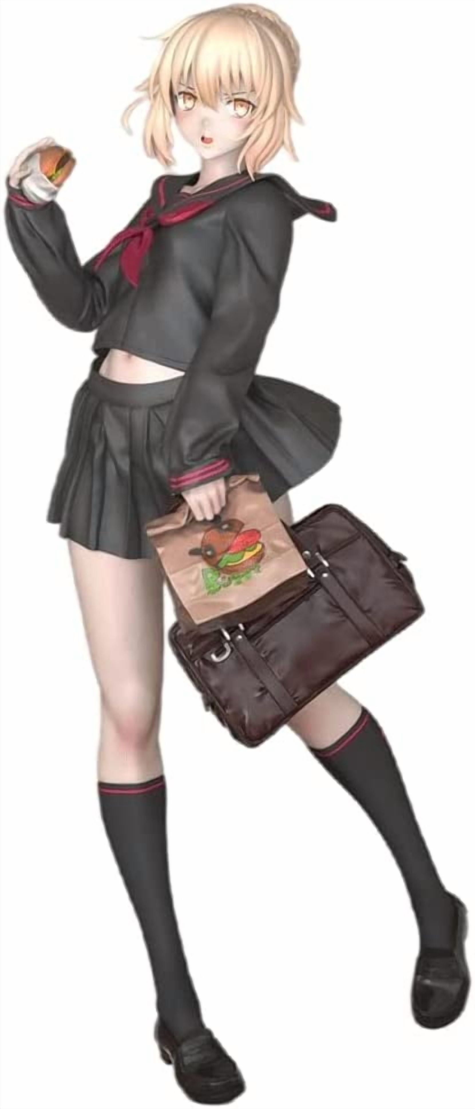 New Fate/Grand Order: Altria Pendragon Alter School Uniform Ver Burger ...