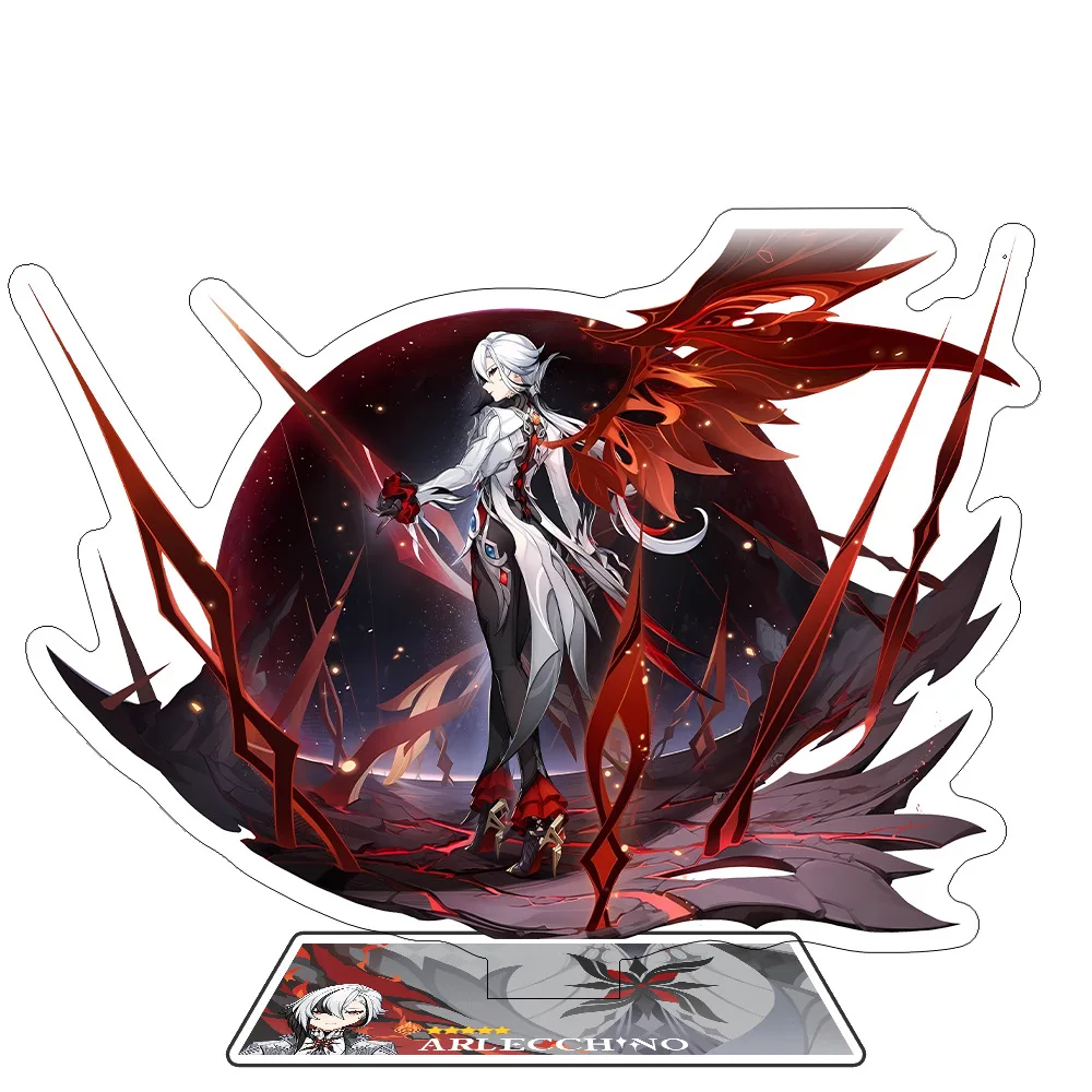 New Figures The Knave Arlecchino Impact Acrylic Anime Model Furina ...