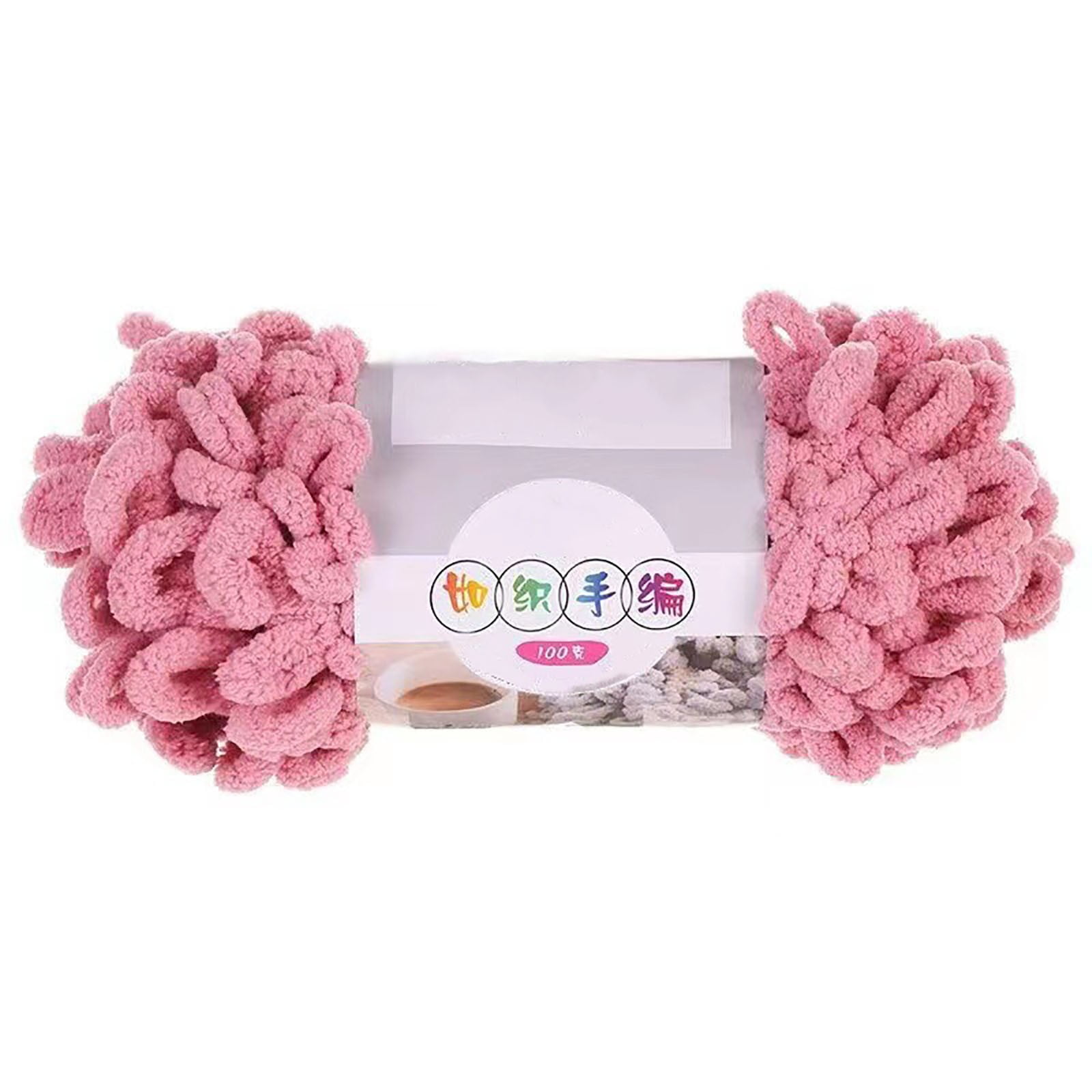 New Finger-Loop Loop Thread, Medium-Thick Diy Wool Yarn, 7 Meters|100g ...