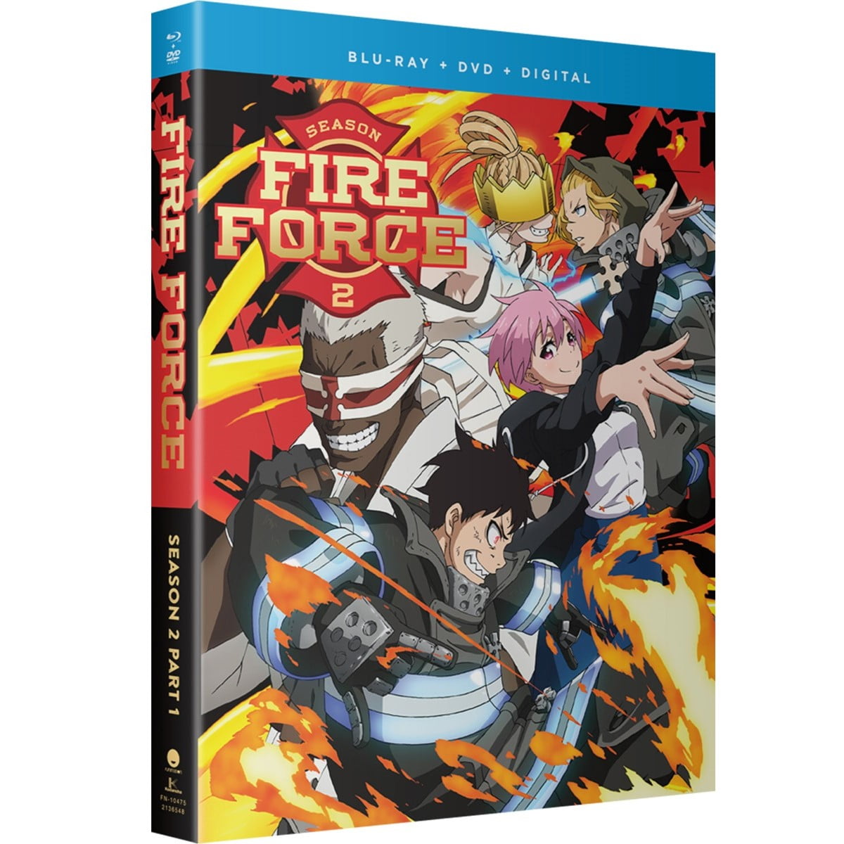 Free Shipping! Fire Force: Season 2 Part 1 (Blu-ray + DVD + Digital Copy), Funimation Prod ...